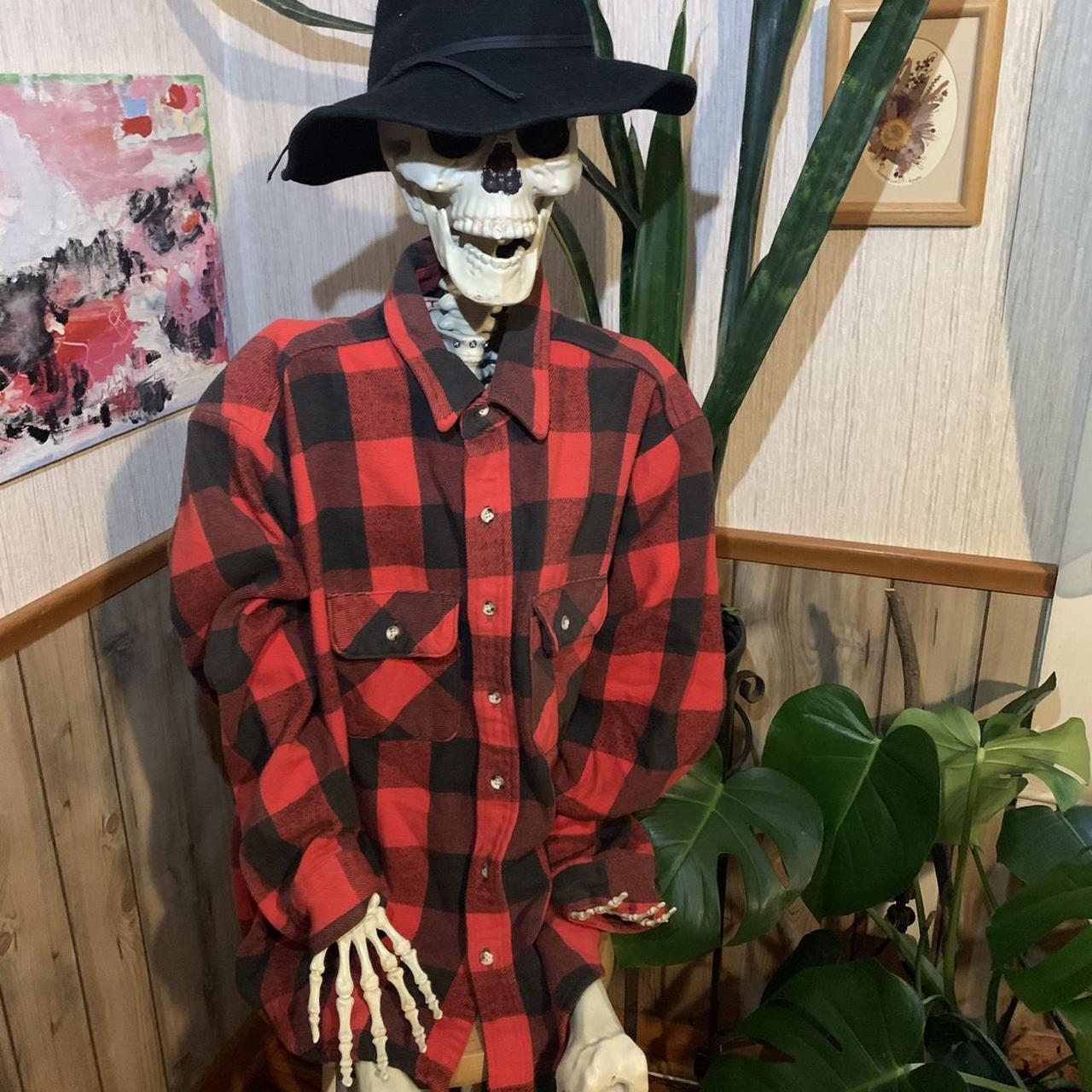 Winston Men's Red and Black Shirt | Depop