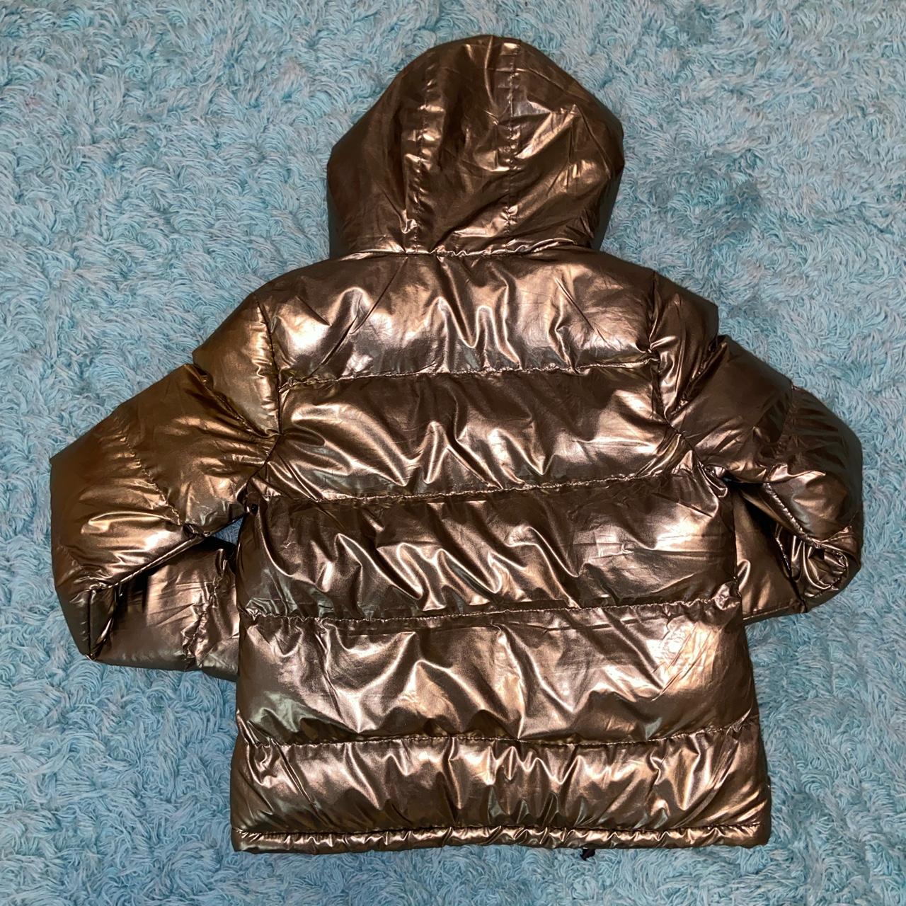 Adorable shiny puffer jacket by QED LDN!! 🤍🤍 I... - Depop