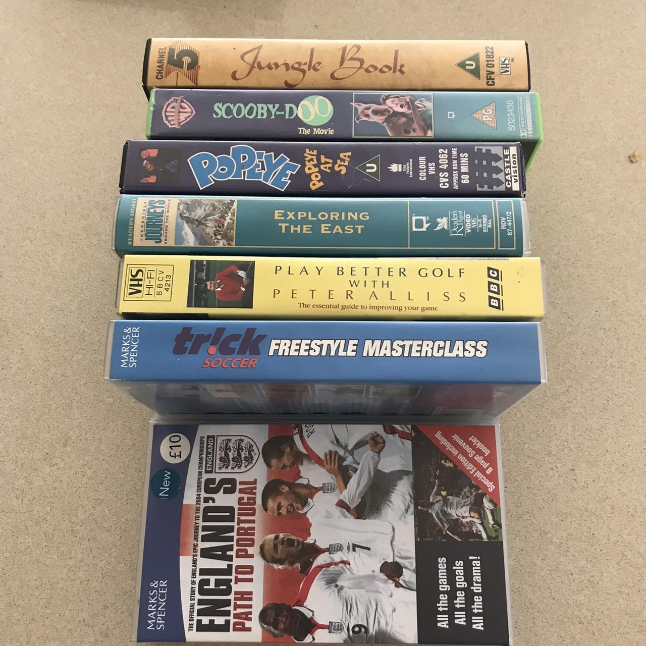 VHS videos - £5 each - will do bundles. Popeye,... - Depop