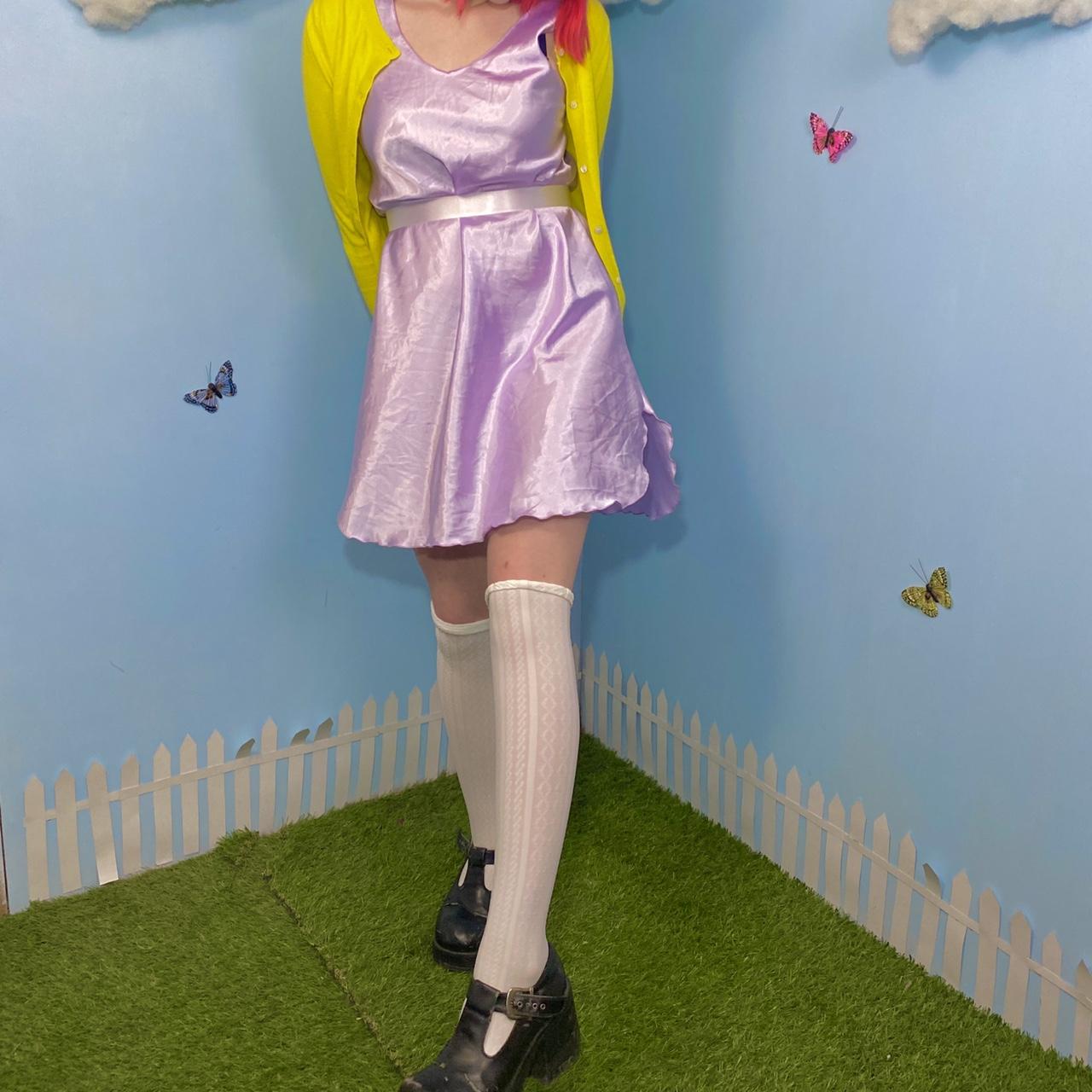 pastel purple slip dress !♡︎ . Free shipping... - Depop