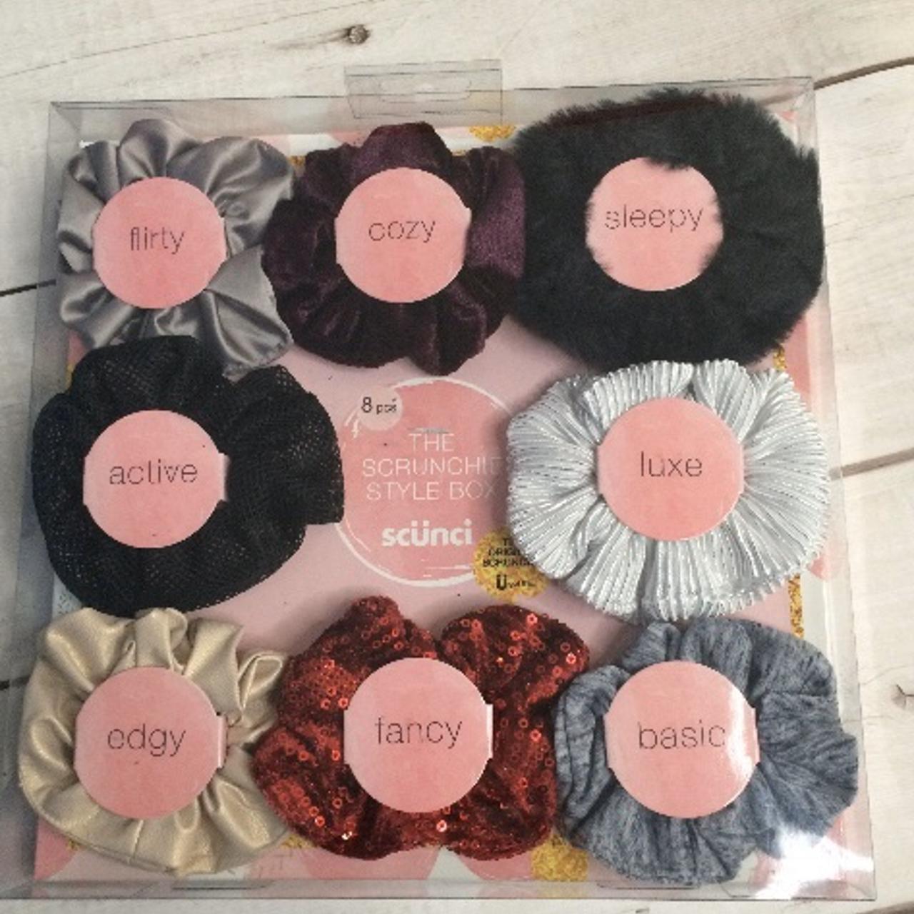 Variety 8 Pack of Scrunchies by Conair. Styles... - Depop