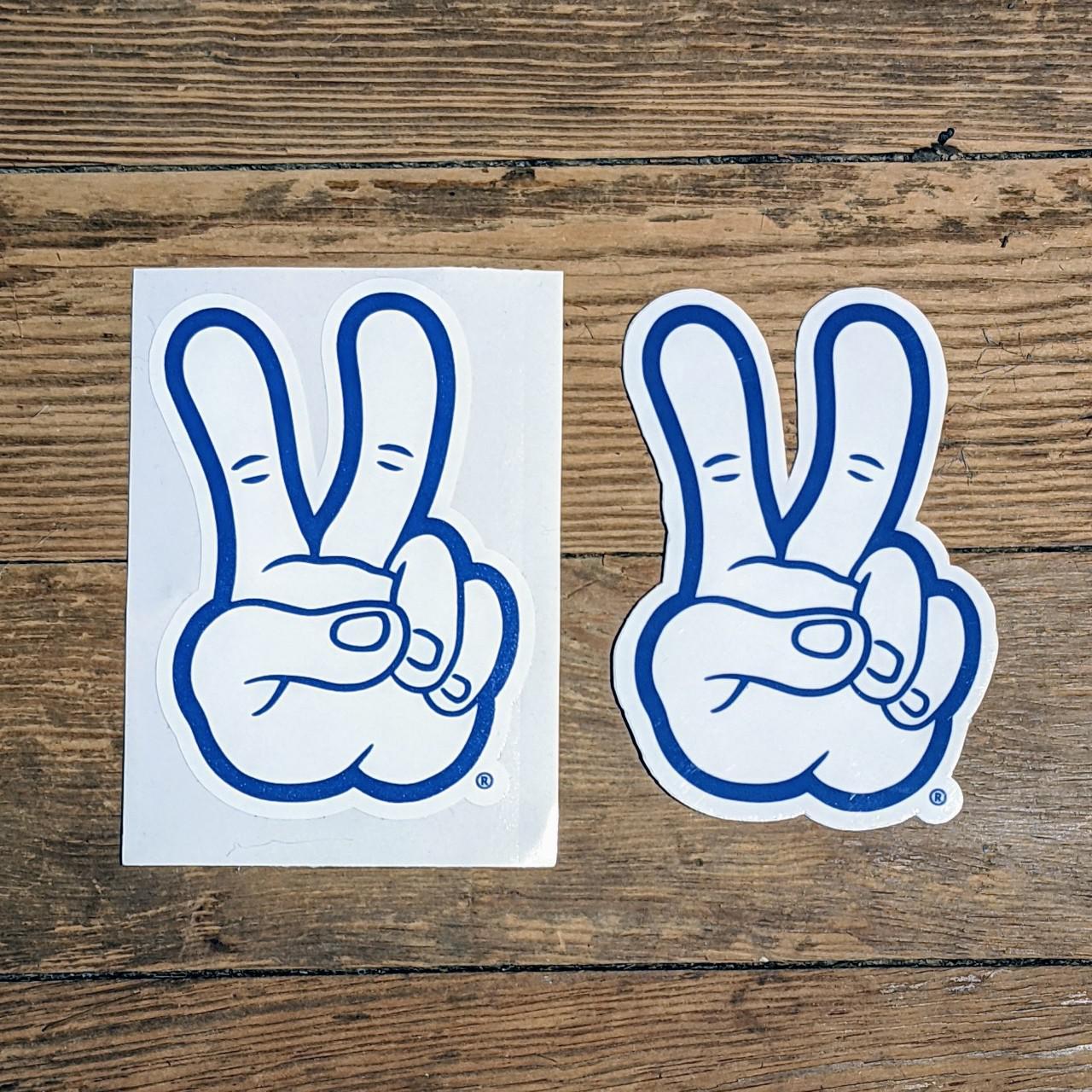 Dutch Bros Sticker-Classic DB Peace Sign x2 $10... - Depop