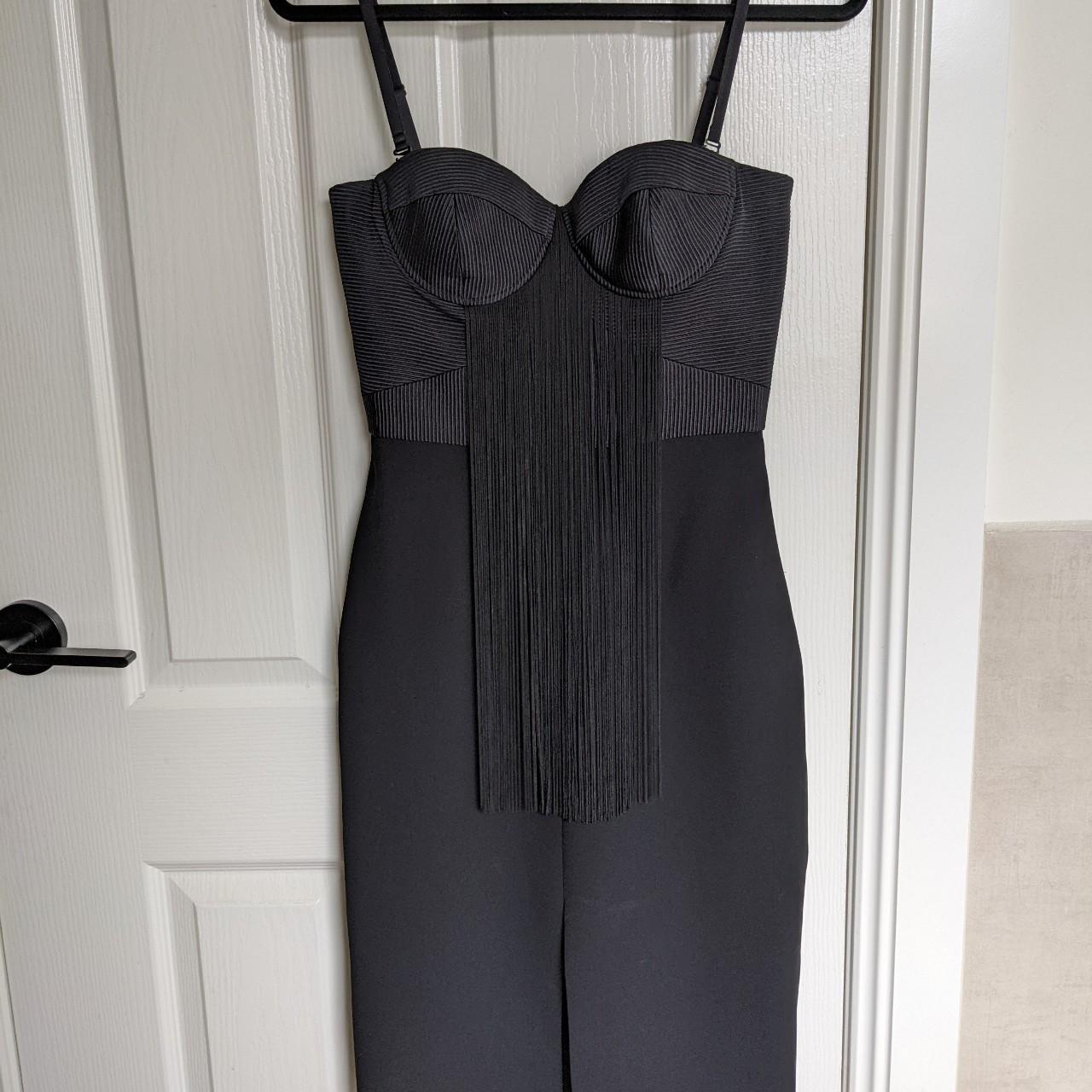 Sass & Bide black dress with tassels. Size 6/XS Can... - Depop