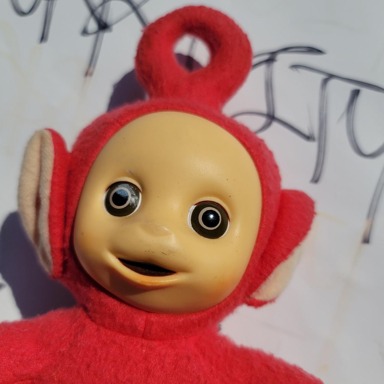 Vintage 1998 Hasbro Teletubbie Tummy Glow Po Plush.... - Depop