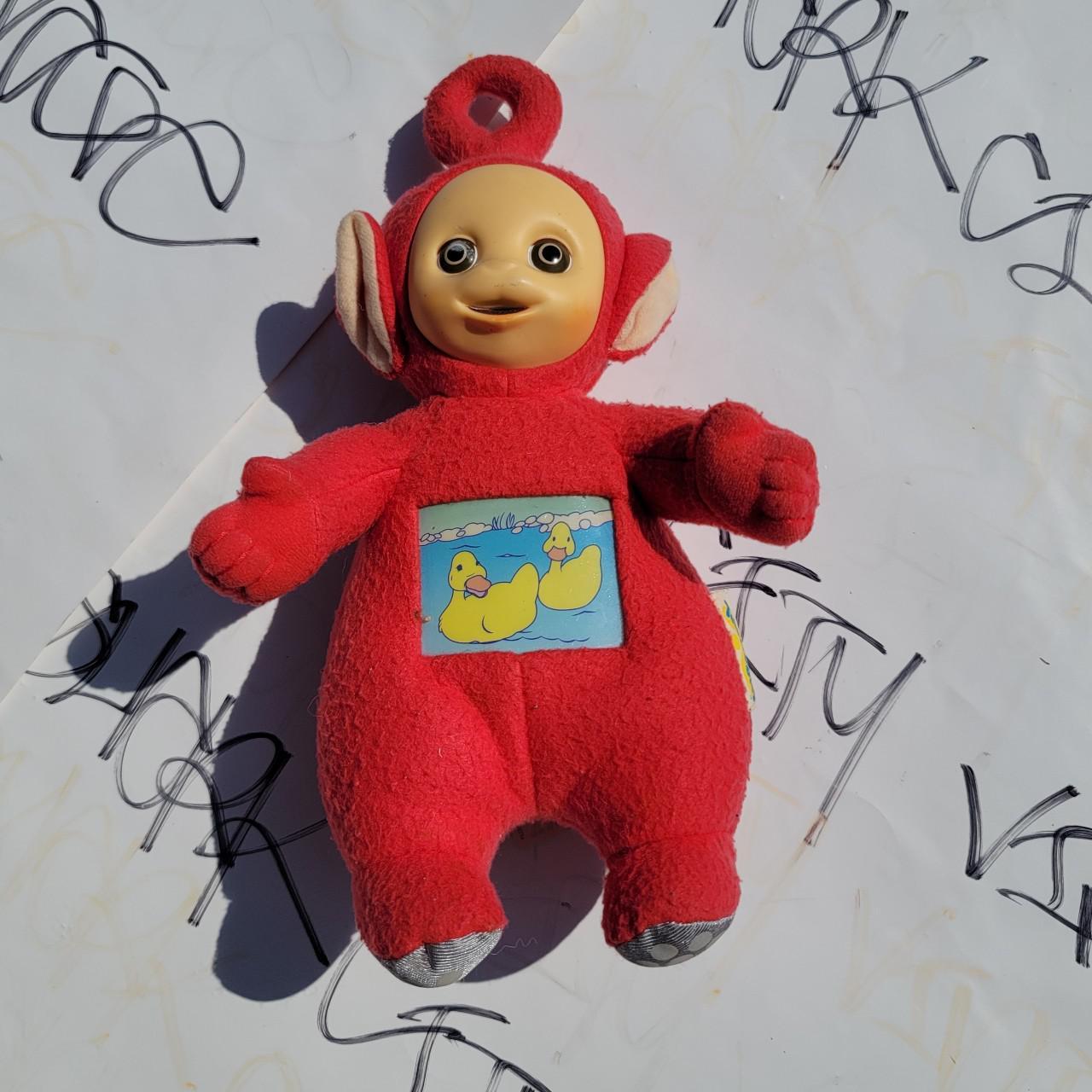 Vintage 1998 Hasbro Teletubbie Tummy Glow Po Plush.... - Depop