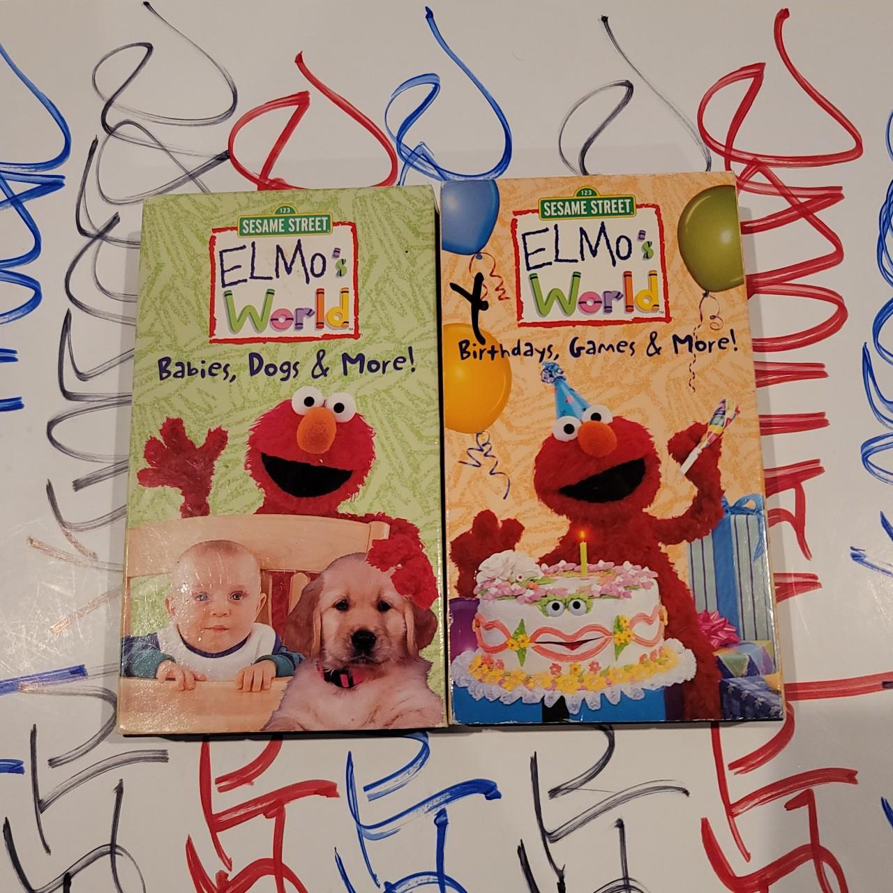 Elmo's World VHS Set. Good condition. Not tested but... - Depop
