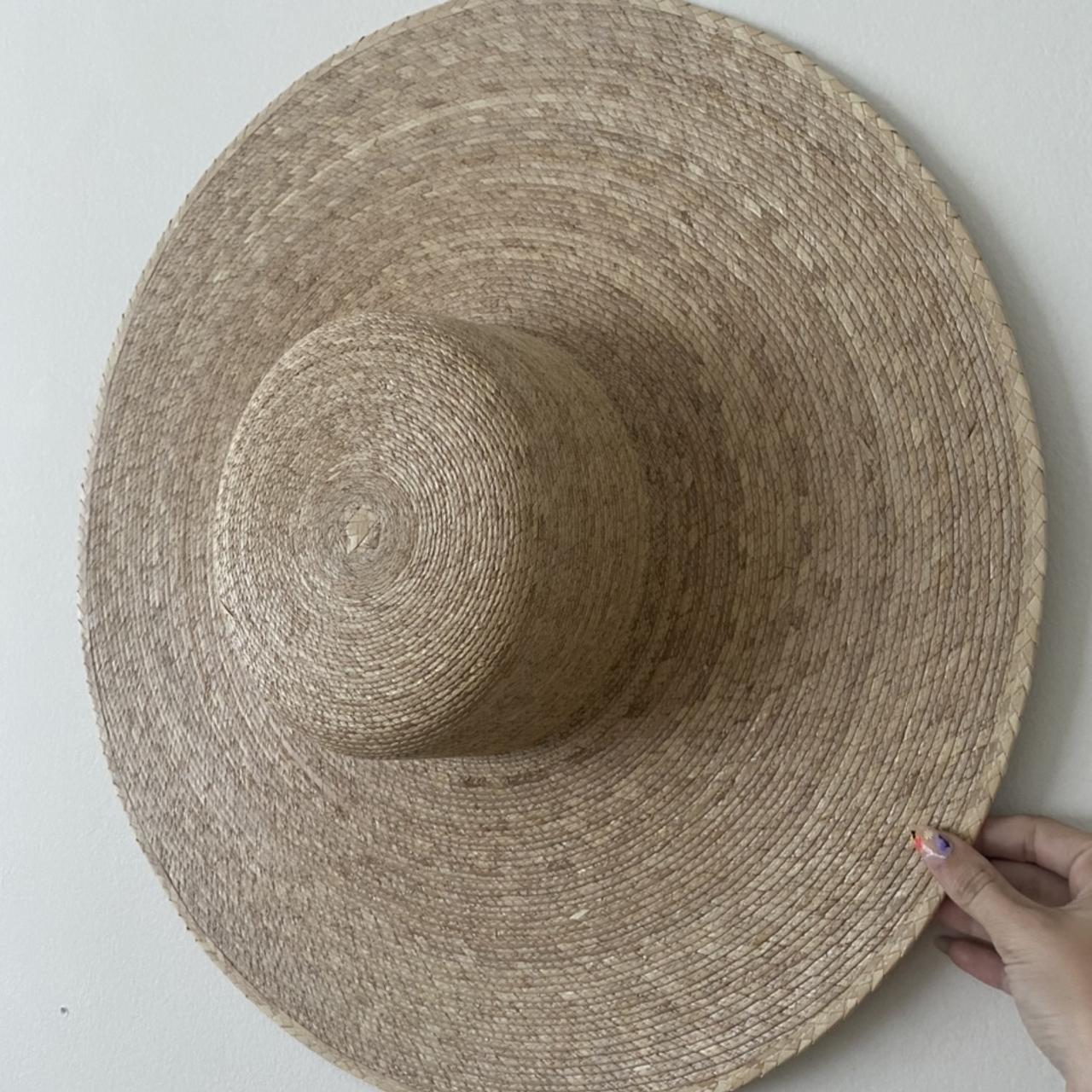 Brand new Lack of Color Ultra Wide Palma Boater hat!!! - Depop