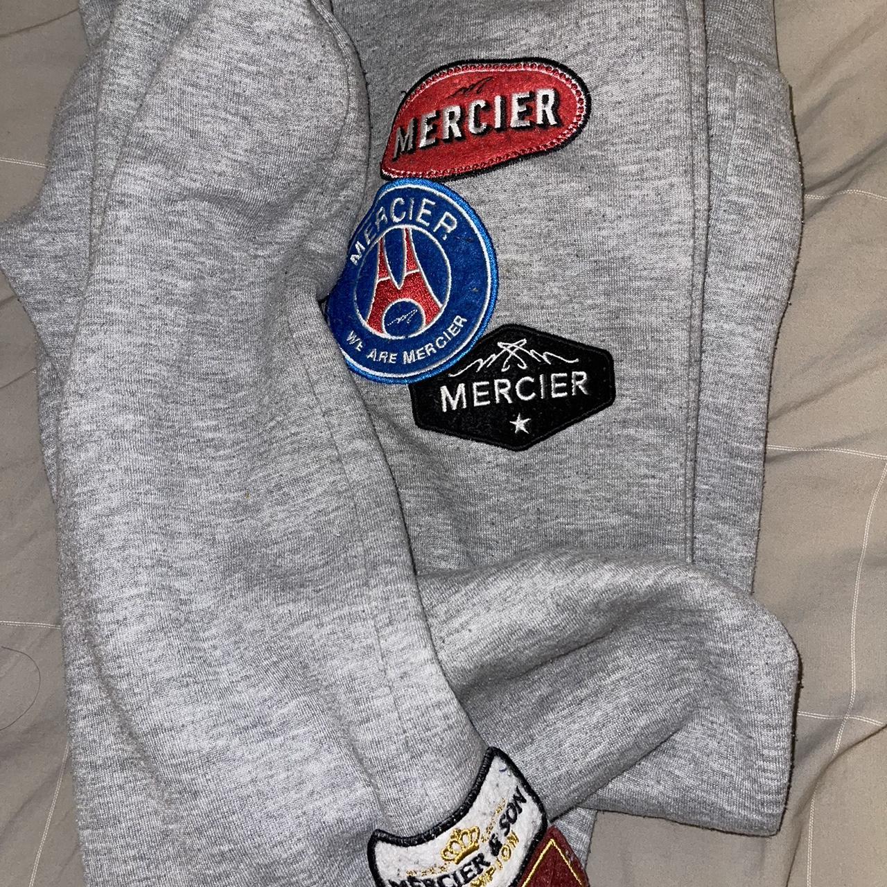 grey mercier joggers men’s size M - Depop