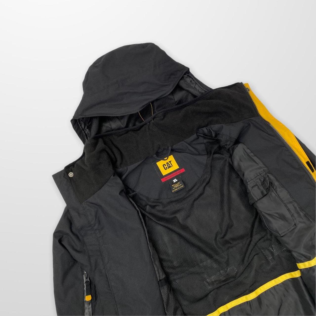 Men's Black and Yellow Jacket | Depop