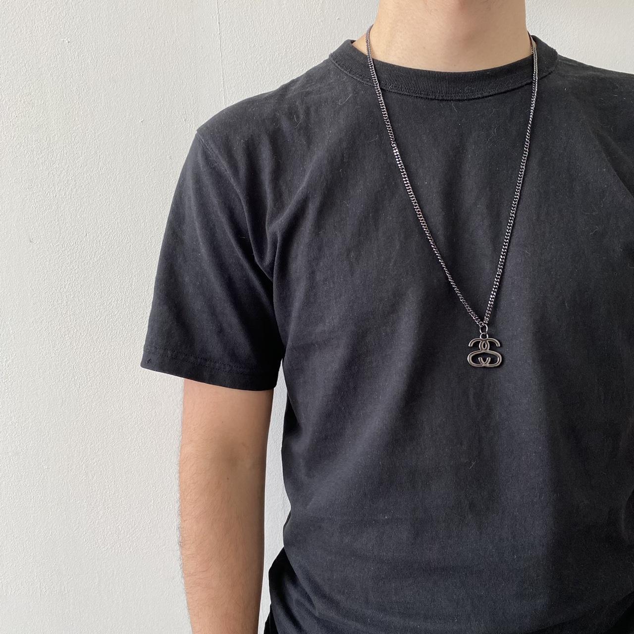Stussy SS Logo Chain / Necklace In Alloy / Black ... - Depop