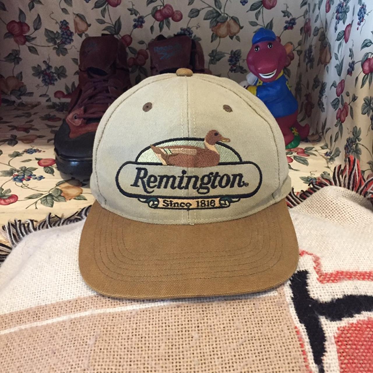 Vintage 90s Remington Hat Size Adult Used In good... - Depop