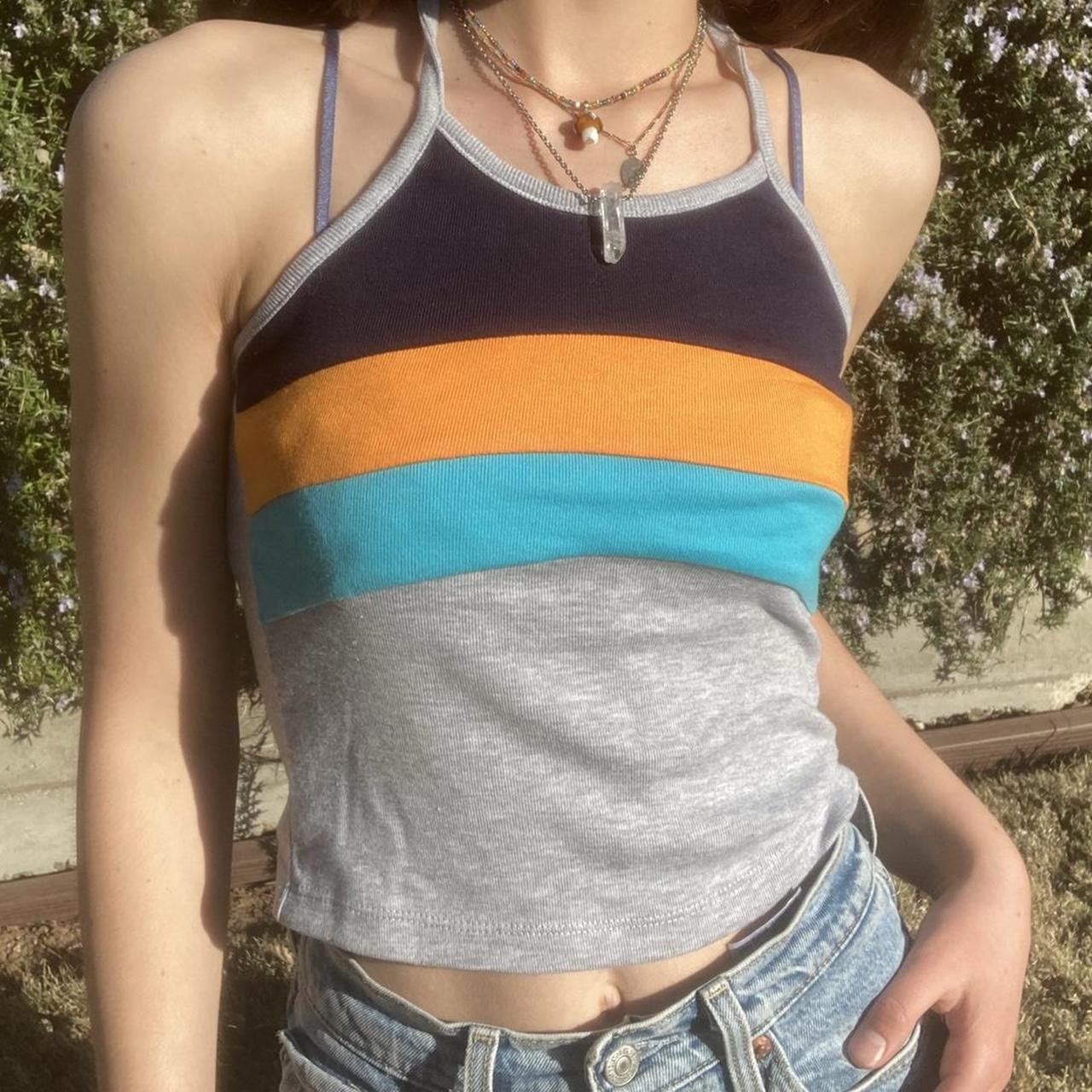 Vintage 90s halter top. Was deadstock but I took the... - Depop