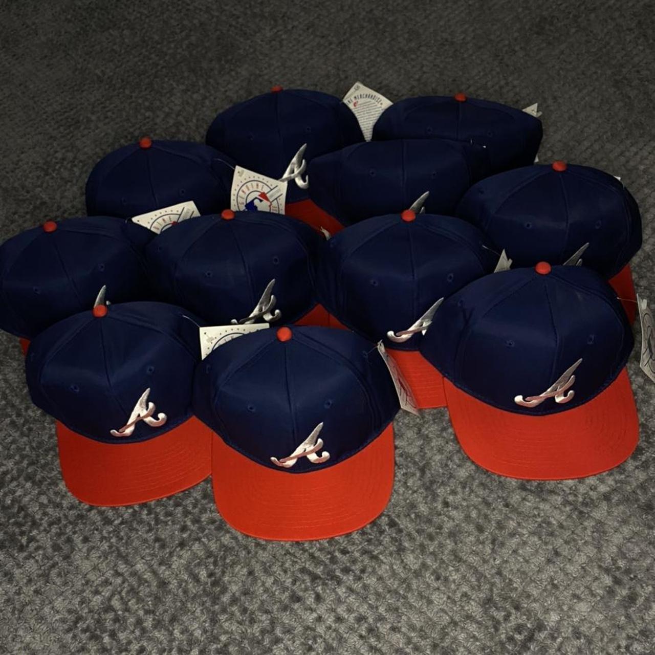 Vintage Atlanta Braves snapbacks $15 each Size:... - Depop