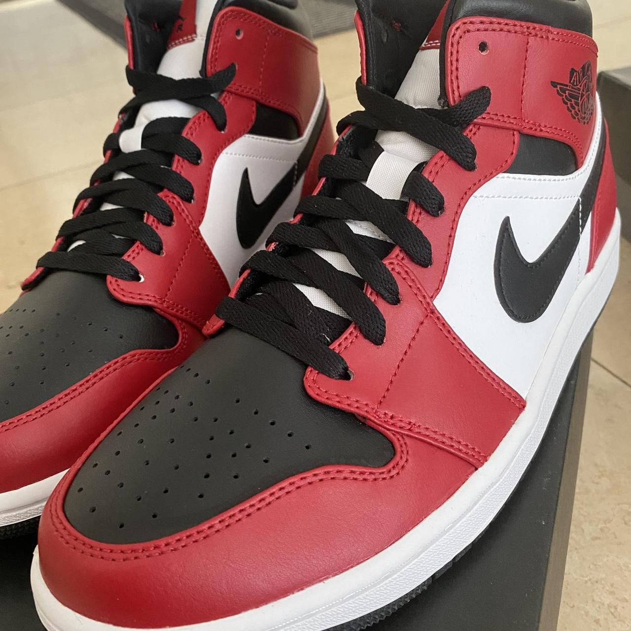 Jordan 1 Mid Chicago Toe DS... - Depop