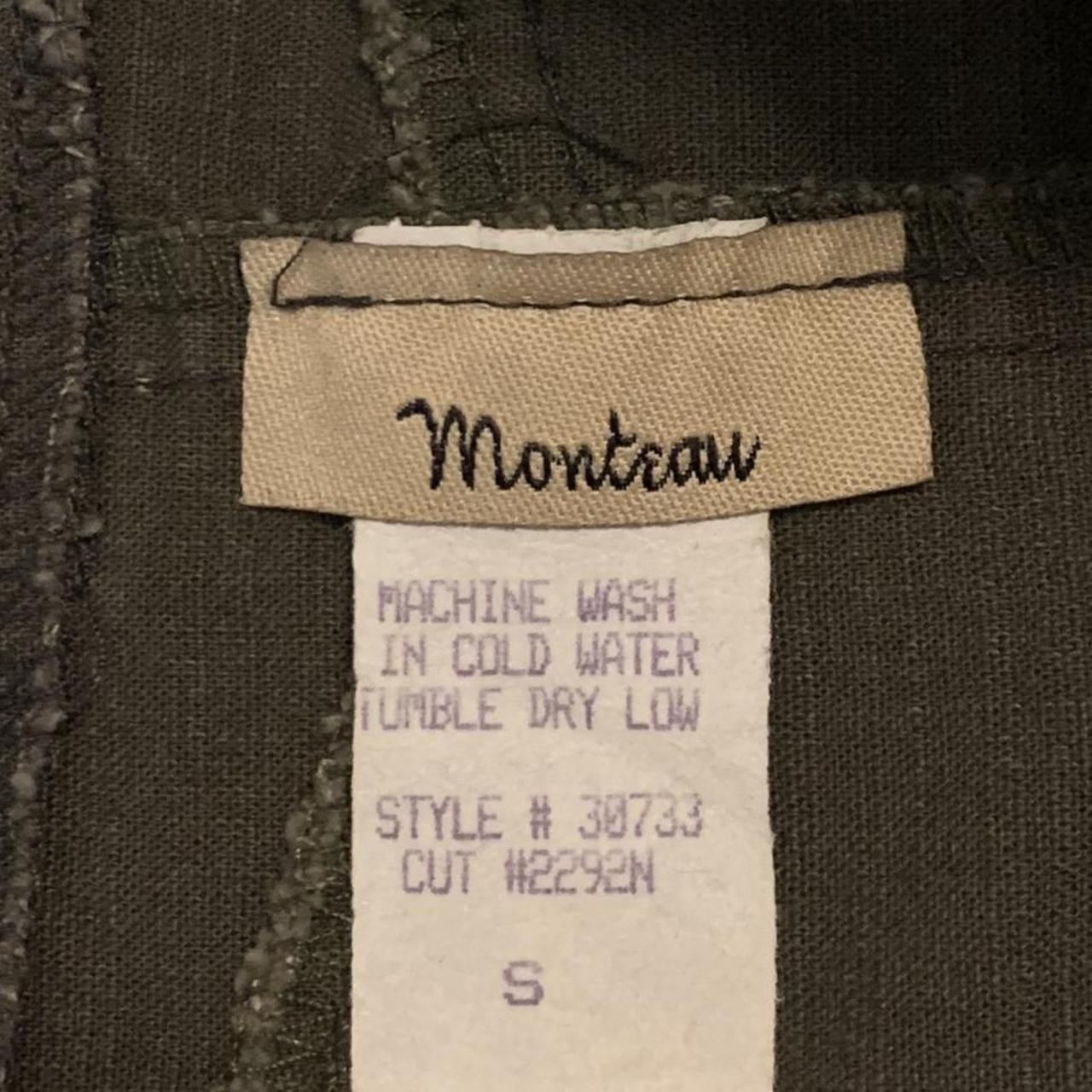 Monteau Women's Khaki and Green Skirt | Depop