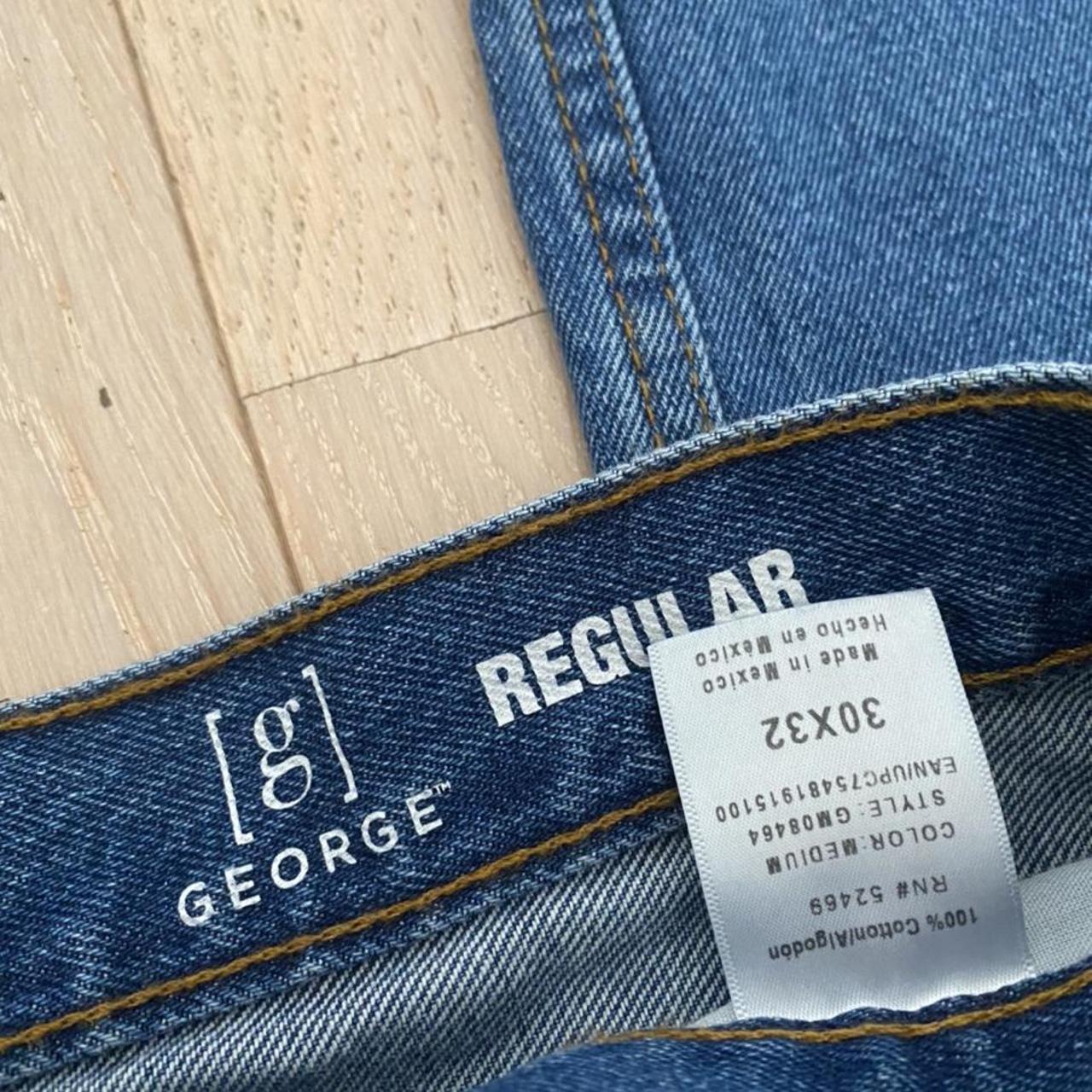 George blue straight leg/baggy jeans New with tags... - Depop