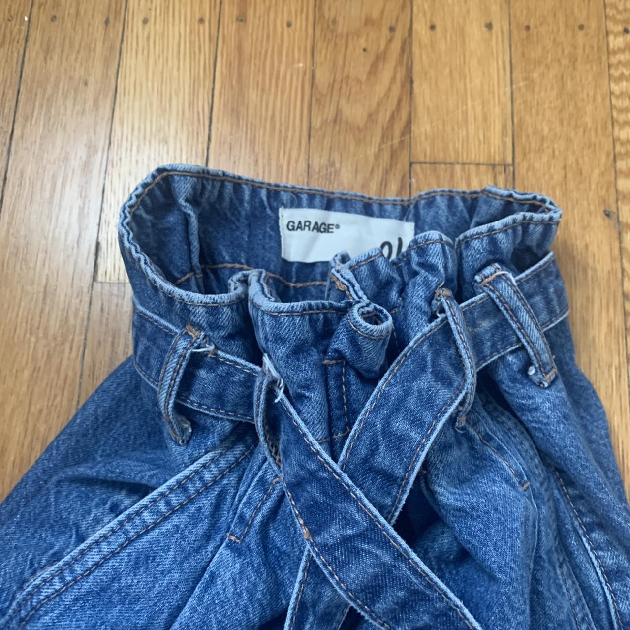 Paper Bag Jeans Medium Wash Size 1 They Have A Depop