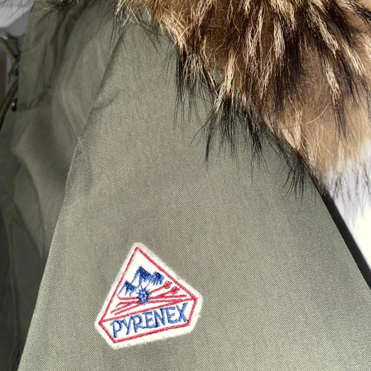Pyrenex parka style winter jacket with pocket and... - Depop