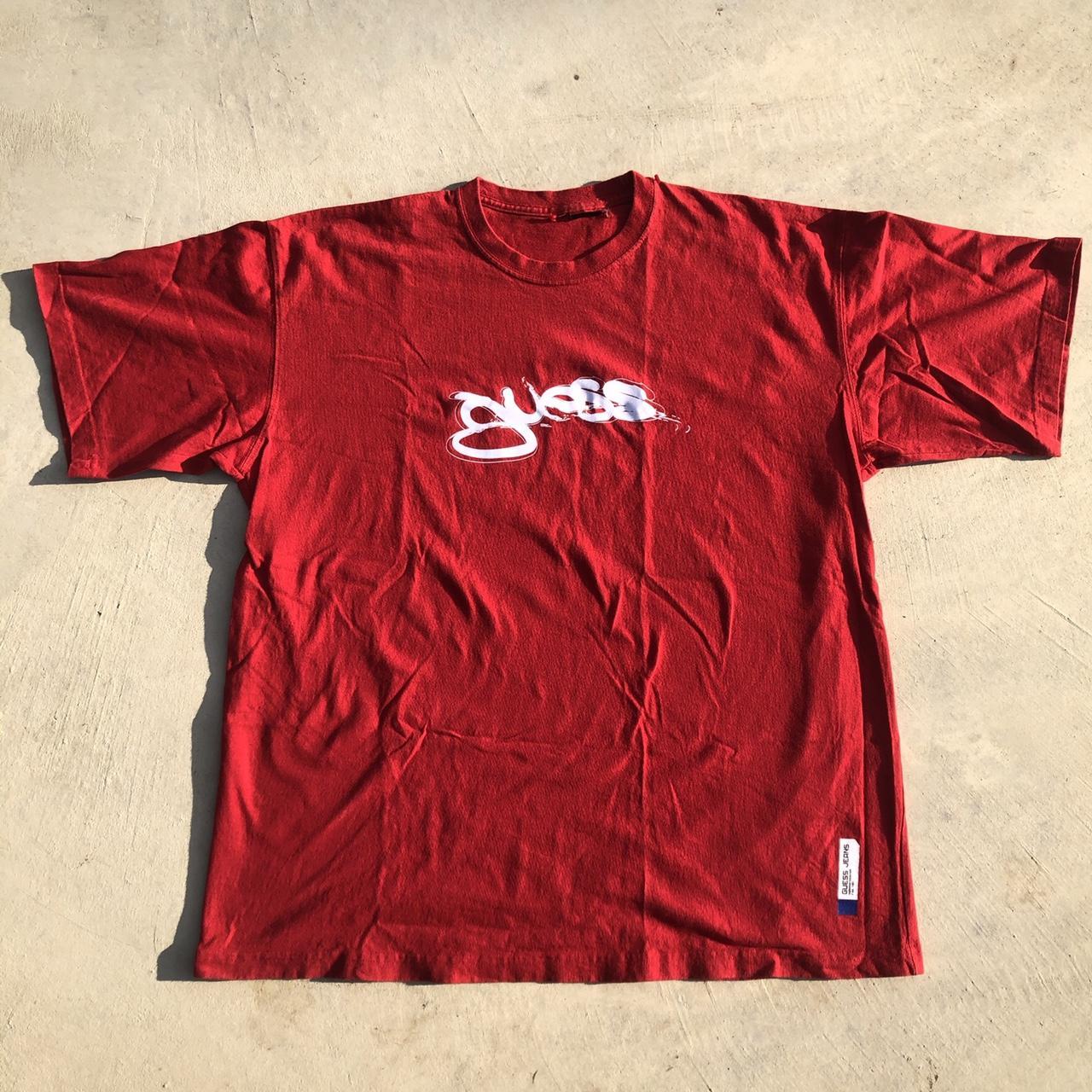 Vintage Guess Jeans tee Tags been cut but fits a XXL... - Depop