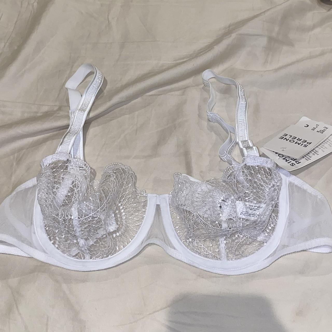 Super cute Simone perele white bralette! Never... | Depop