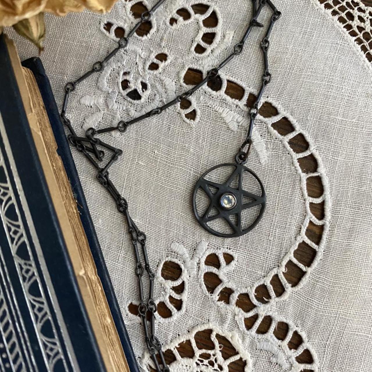 Brazilian magick jewelry pentagram necklace. Rosary... - Depop