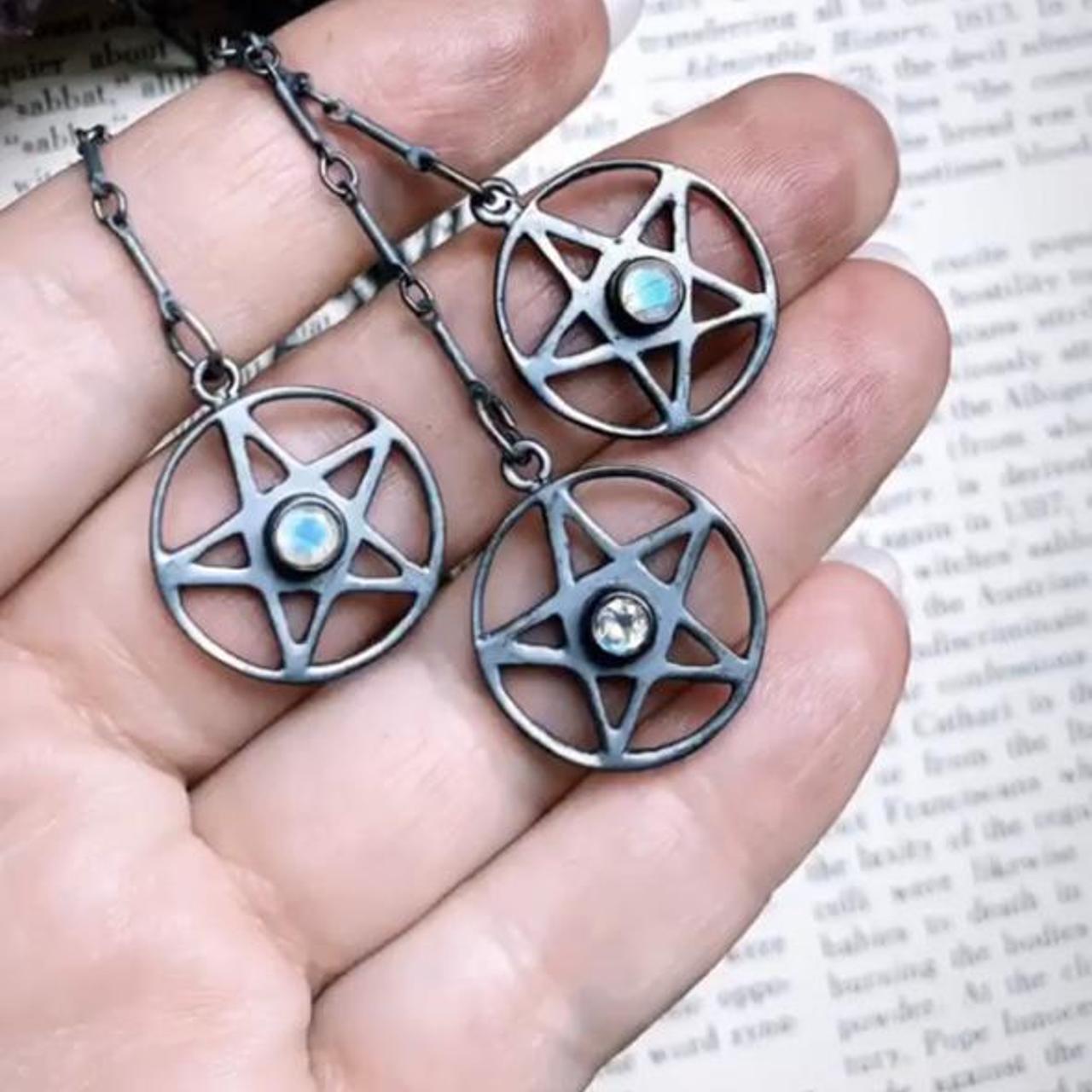 Brazilian magick jewelry pentagram necklace. Rosary... - Depop