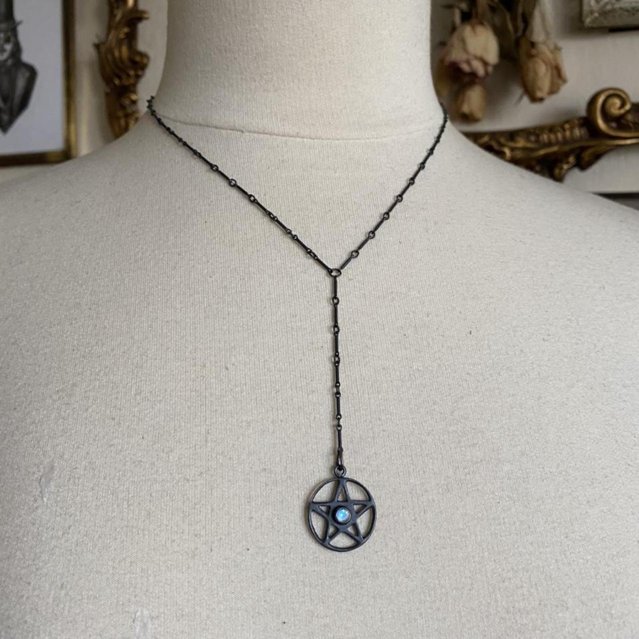 Brazilian magick jewelry pentagram necklace. Rosary... - Depop