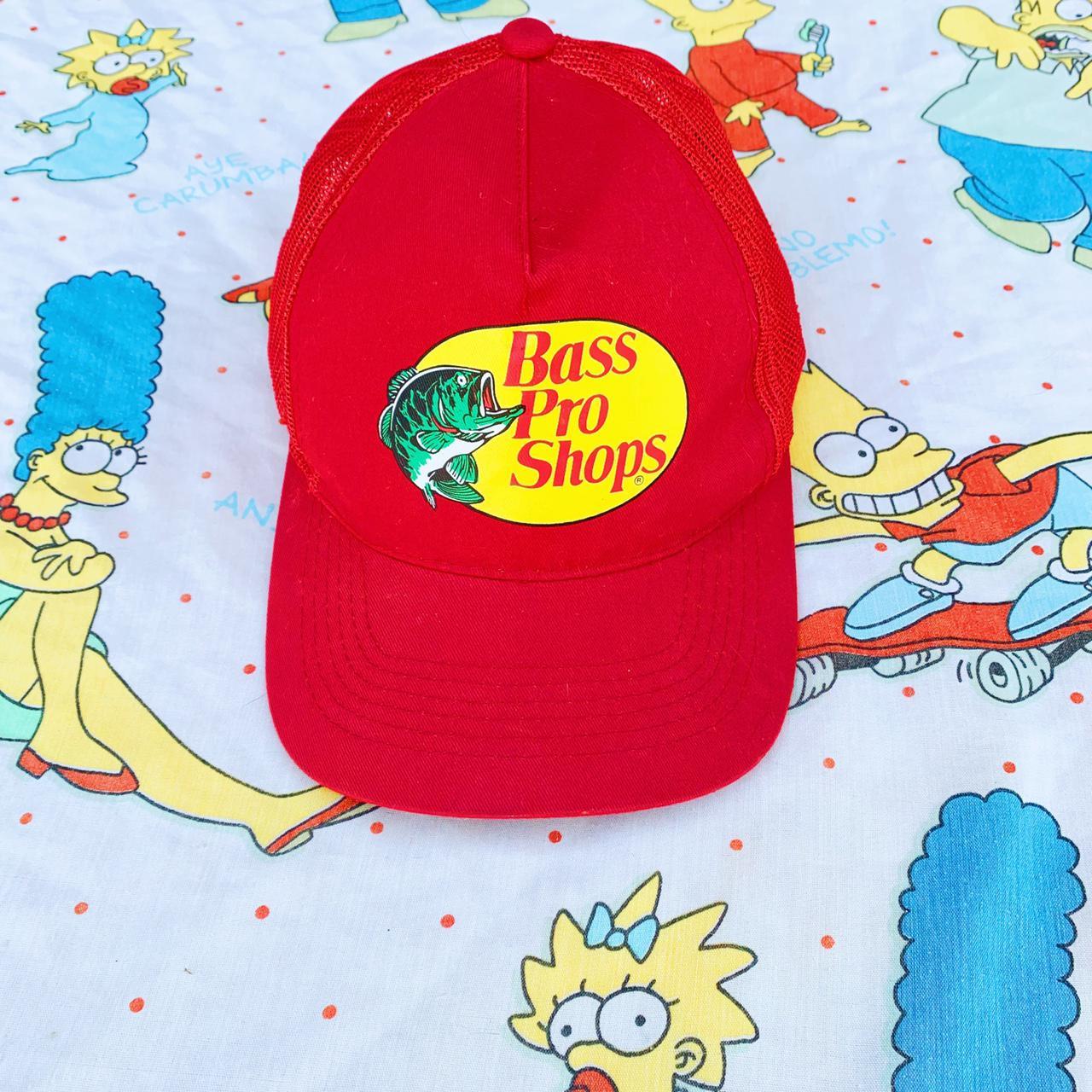 Bass Pro Shops red fishing Cap. • Classic Bass pro... - Depop