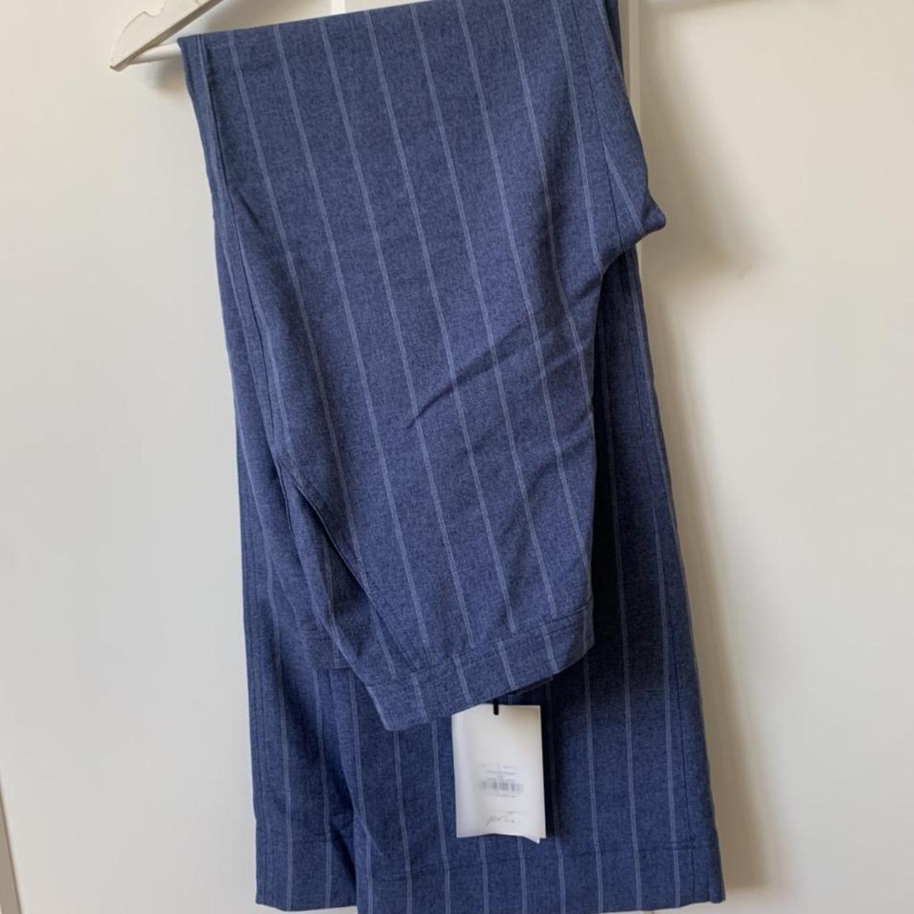 PREVU co- ord. matching shirt and trousers. Blue... - Depop