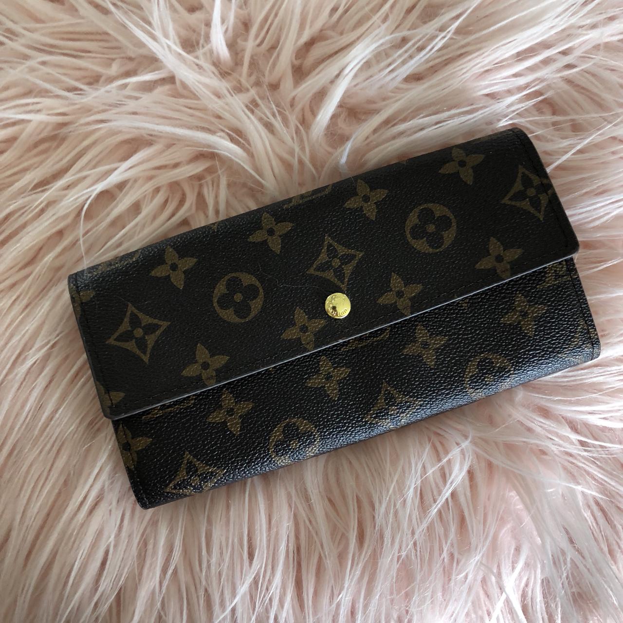 LV Wallet brow and tan Rep - beautifully... - Depop