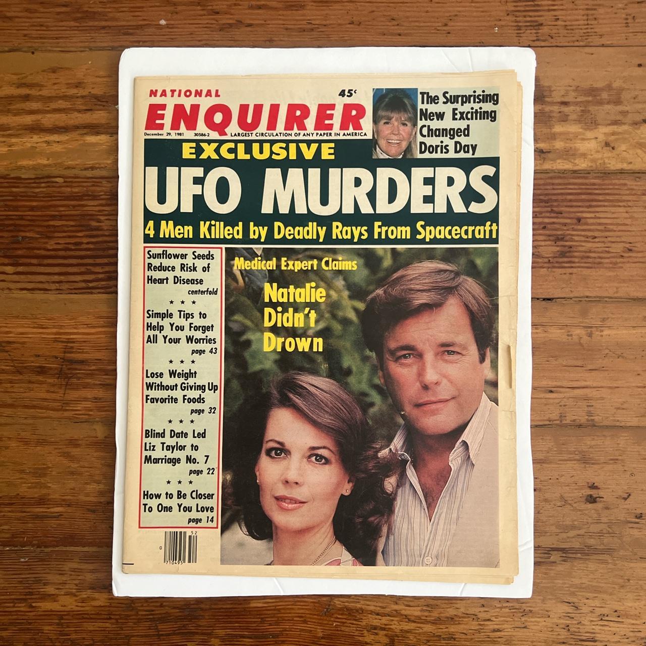 Rare National Enquirer “UFO Murders” Exclusive... - Depop