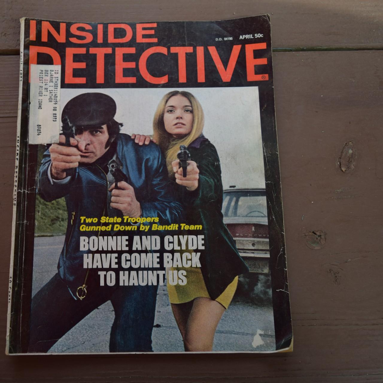 Vintage Inside Detective magazine 🔍 Bonnie + Clyde... - Depop