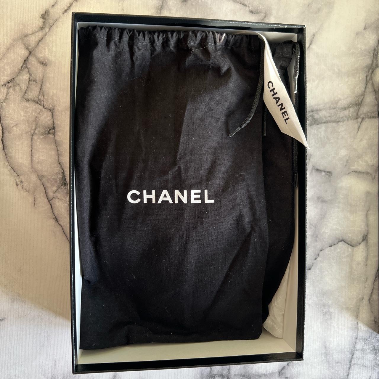 Chanel slides with chain detail and CC charms Very... - Depop