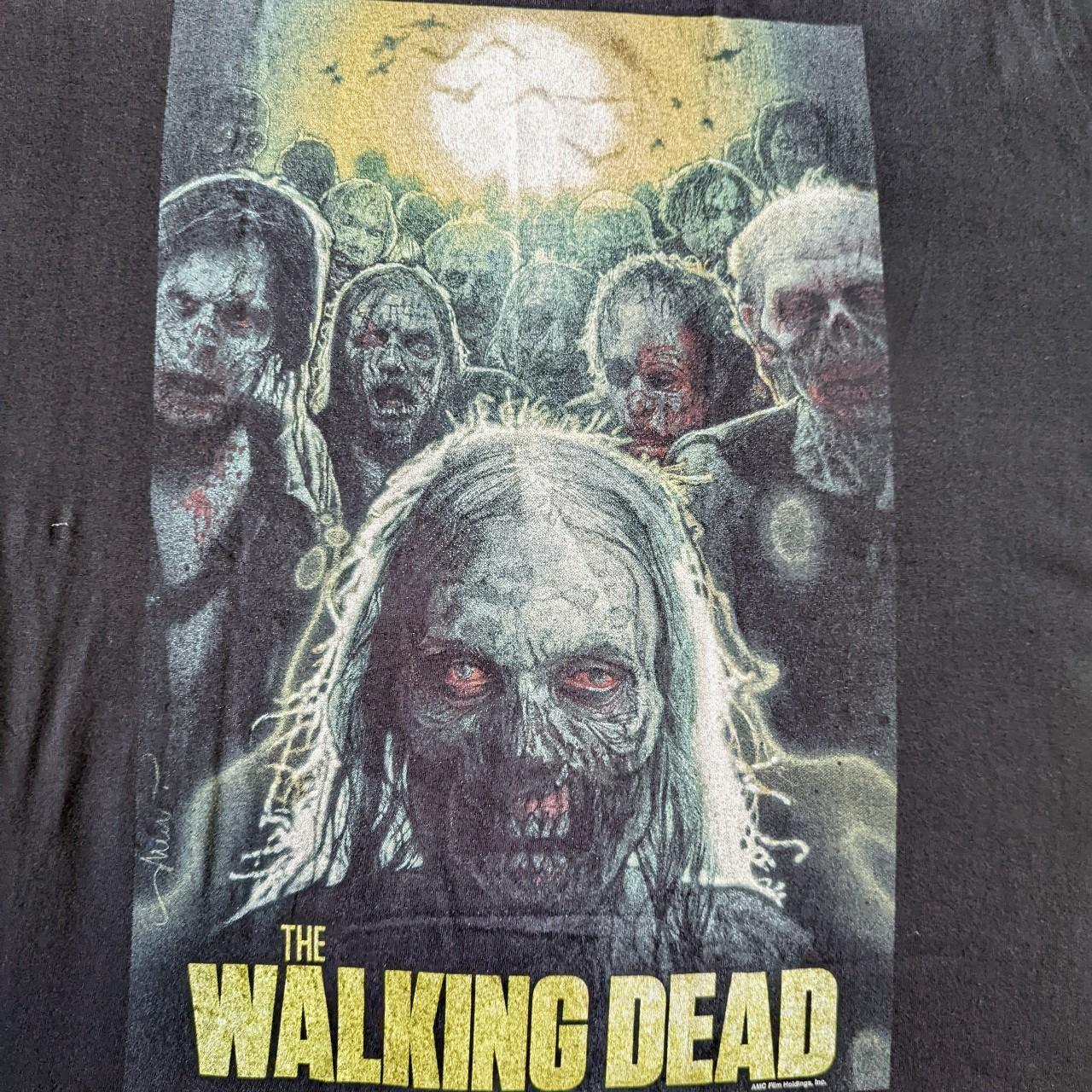 Black The Walking Dead Zombie T Shirt Xxl Depop