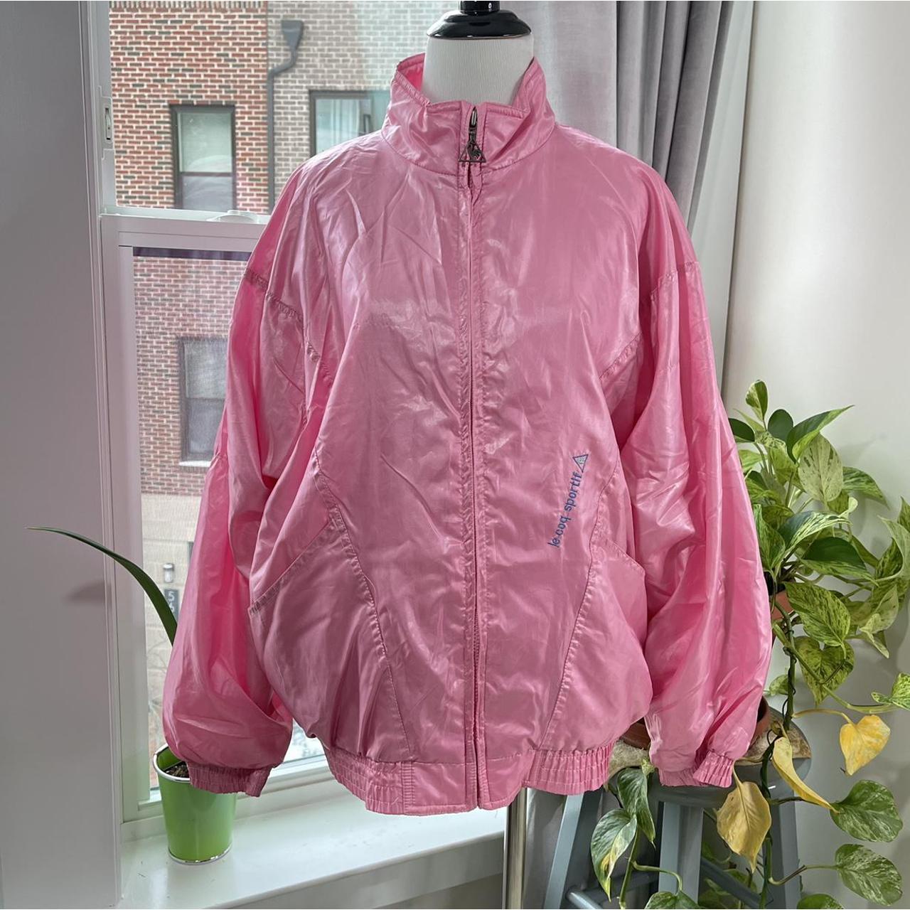 Le Coq Sportif Women's Pink Jacket | Depop