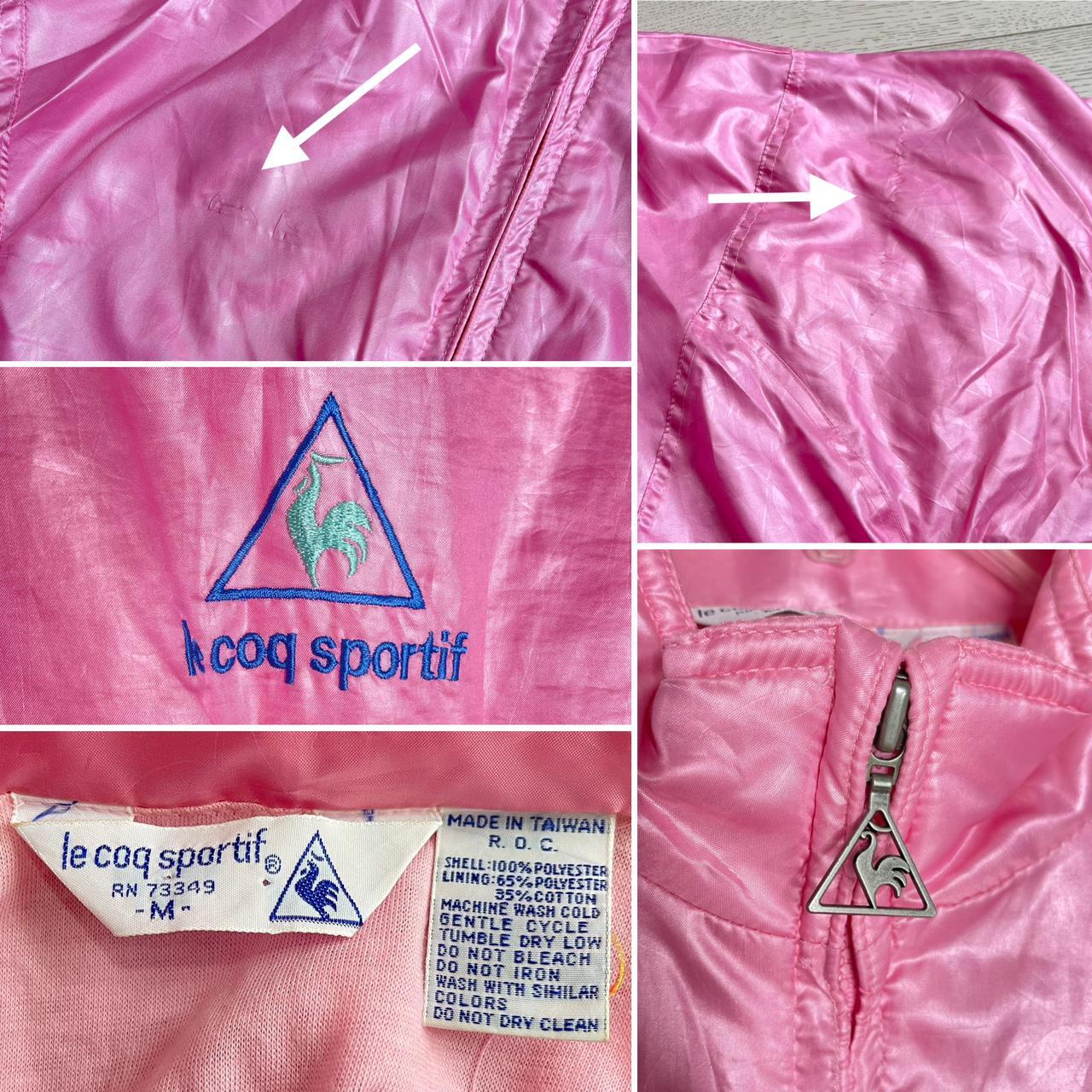 Le Coq Sportif Women's Pink Jacket | Depop