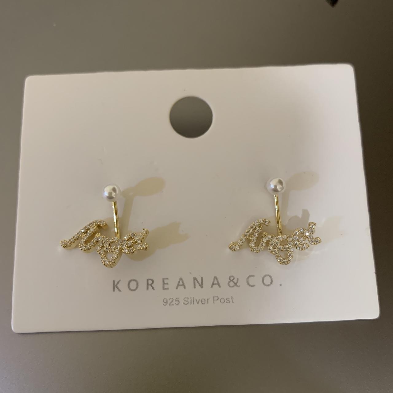 👼 ‘ANGEL’ EARRINGS 👼 — from the brand called Koreana... - Depop