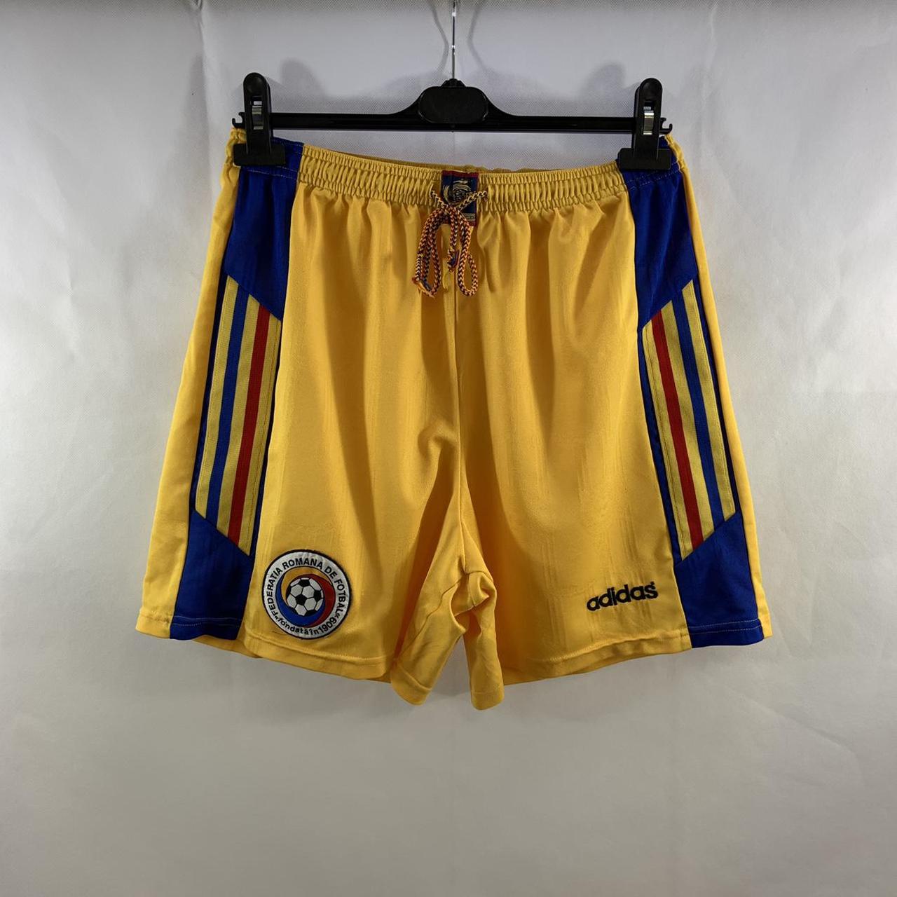 Romania Home Football Shorts 1996/98 Adults XL... - Depop