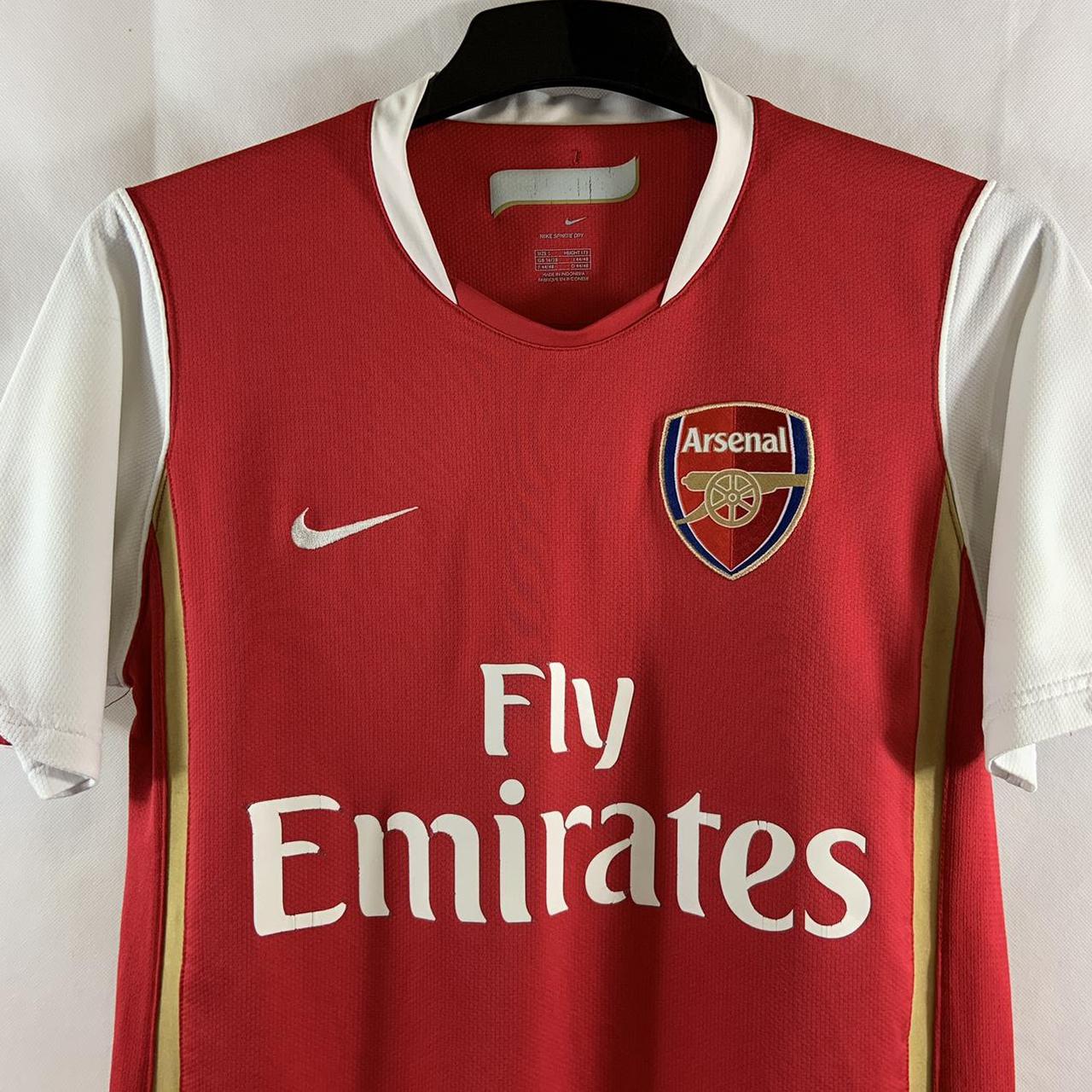 Arsenal Home Football Shirt 2006/08 Adults Small... - Depop