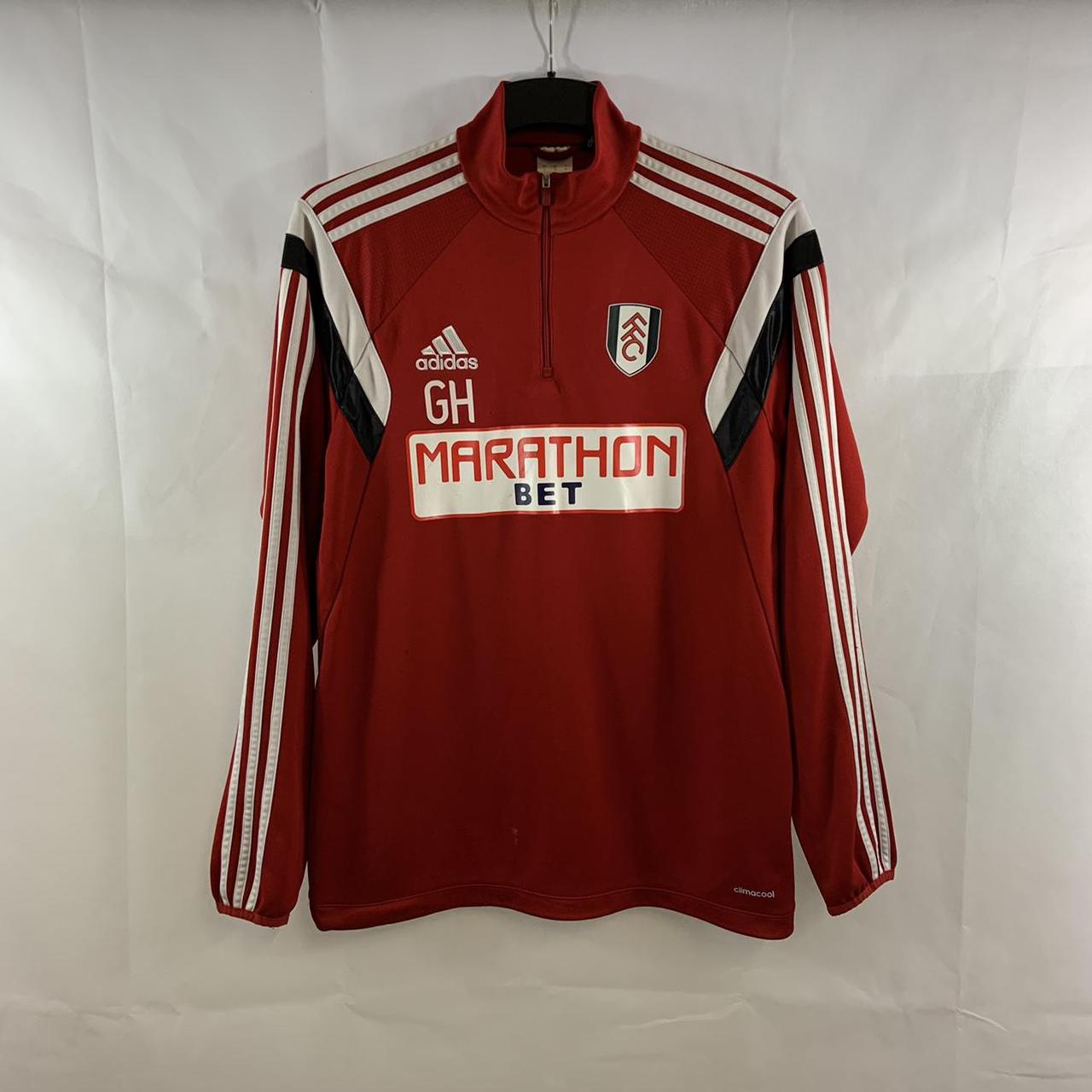 Fulham Staff Issue Drill Football Jacket 2014/15... - Depop