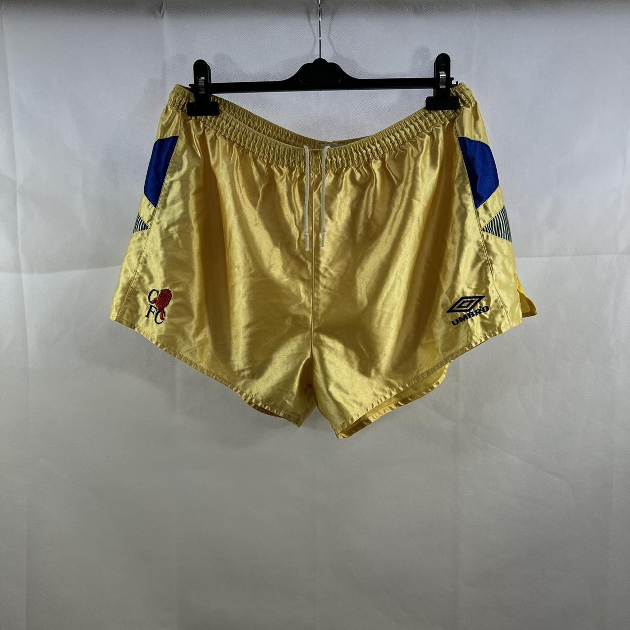 Chelsea Matchworn Third Football Shorts 1991/93... - Depop