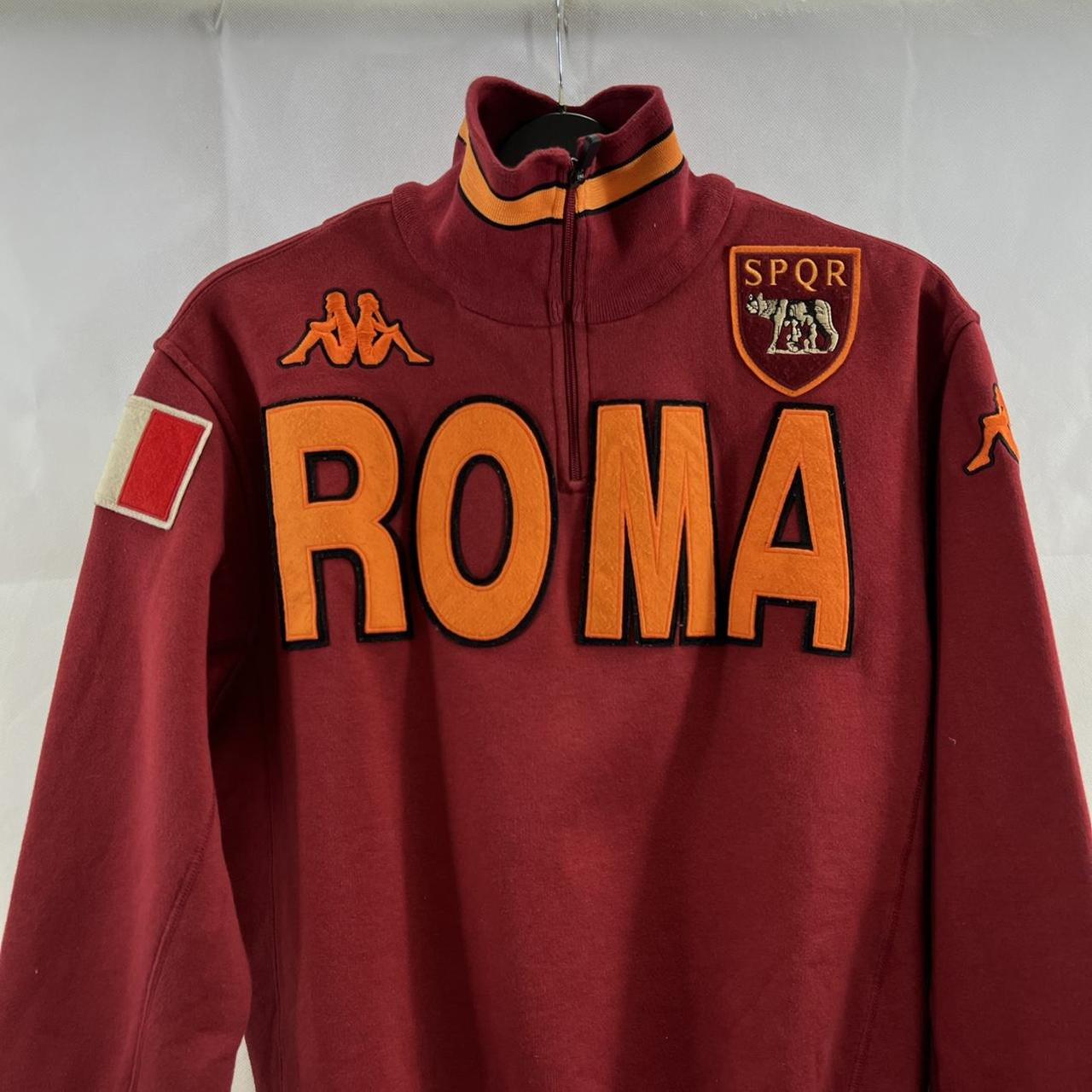 AS Roma Training Football Jacket 2008/09 Adults... - Depop
