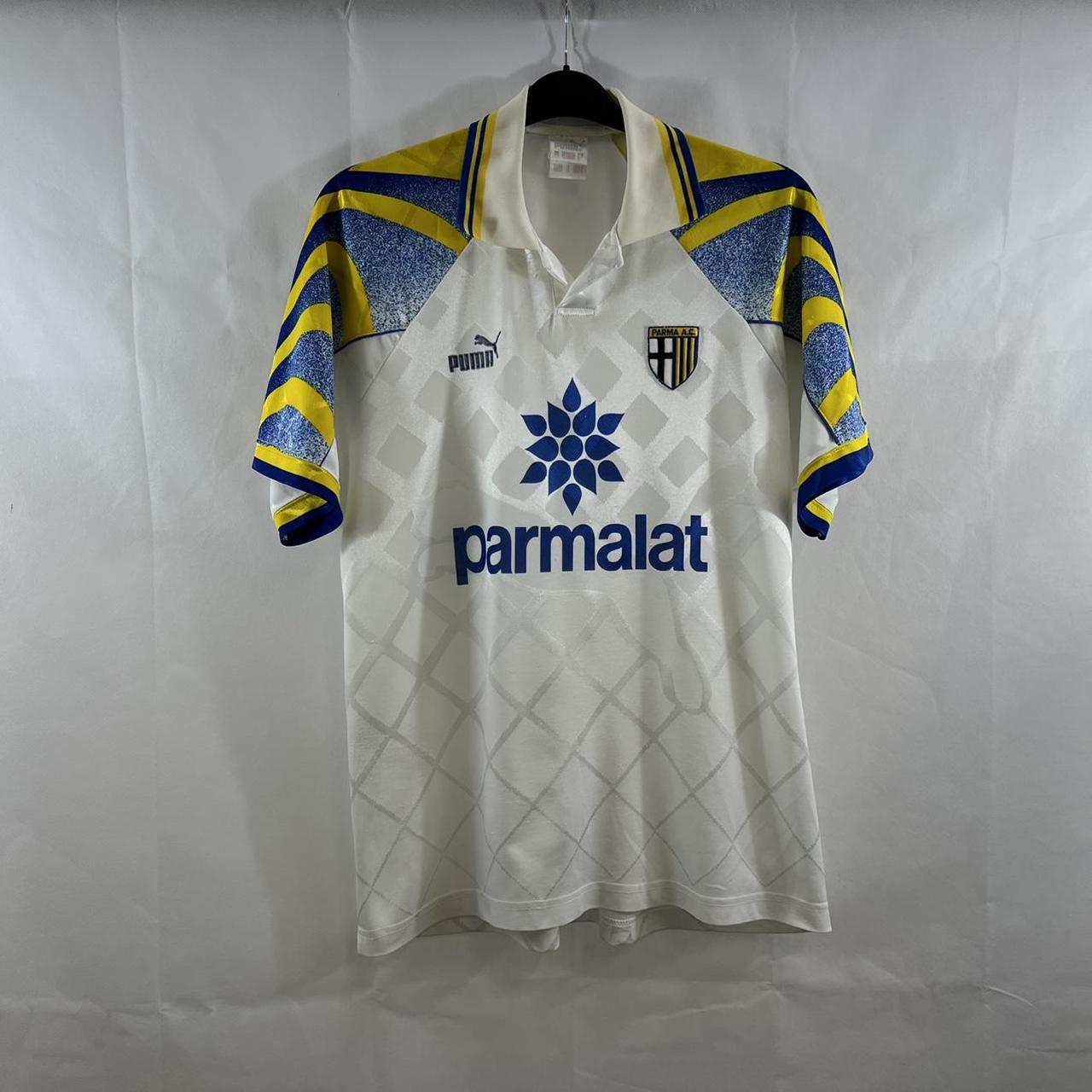 Parma Home Football Shirt 1995/97 Adults Large Puma... - Depop