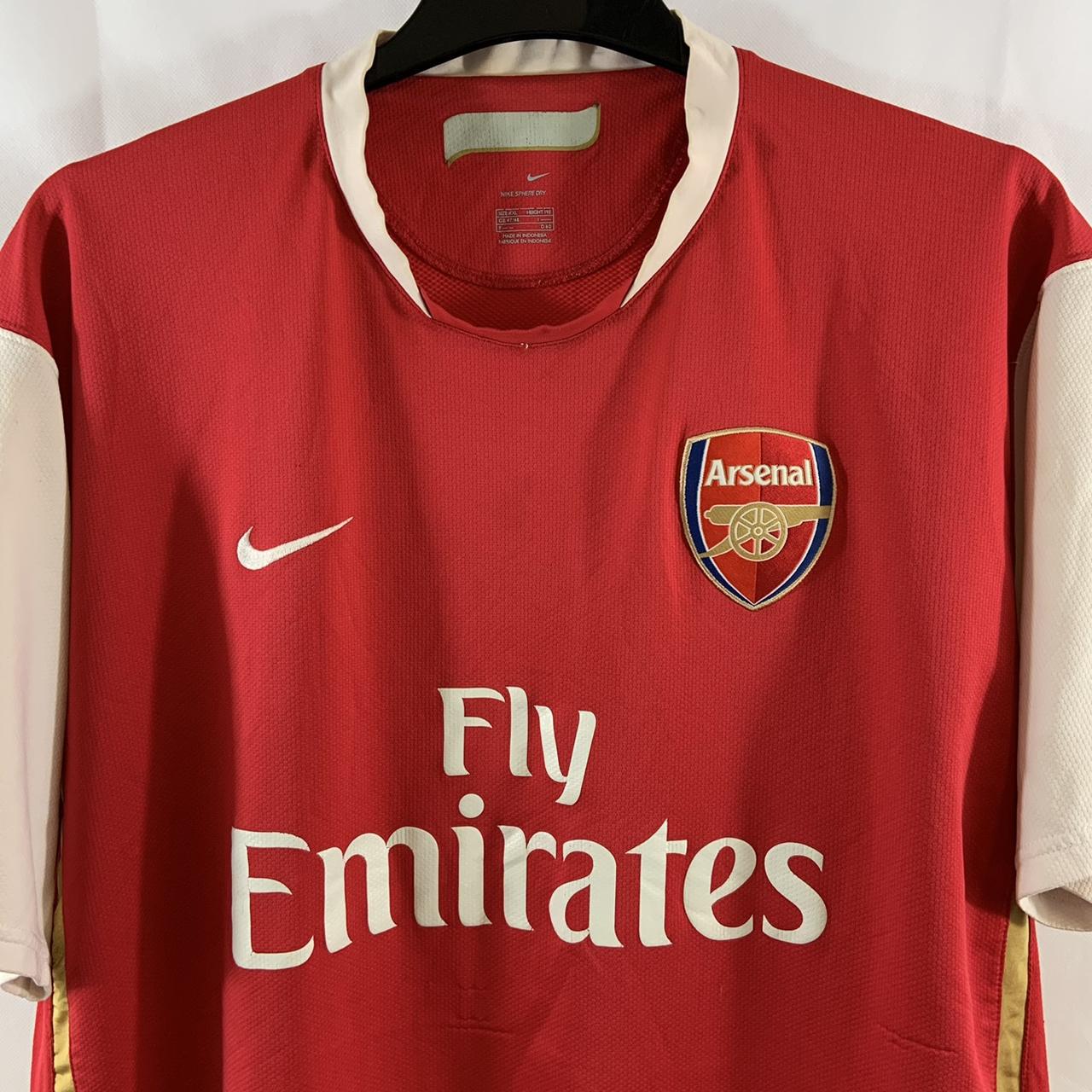 Arsenal Home Football Shirt 2006/08 Adults XXL Nike... - Depop