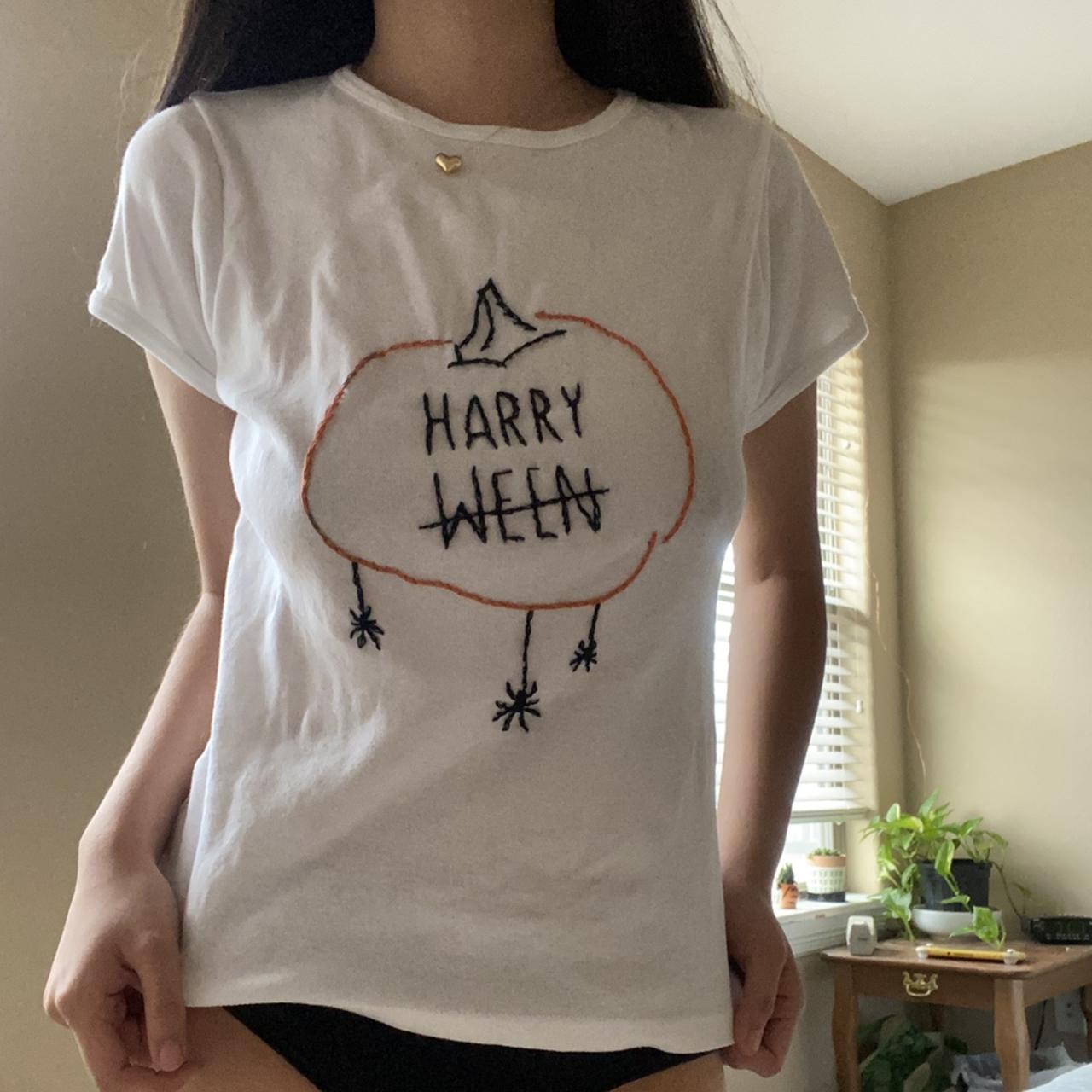 Harry Styles inspired hand embroidered Harryween... - Depop