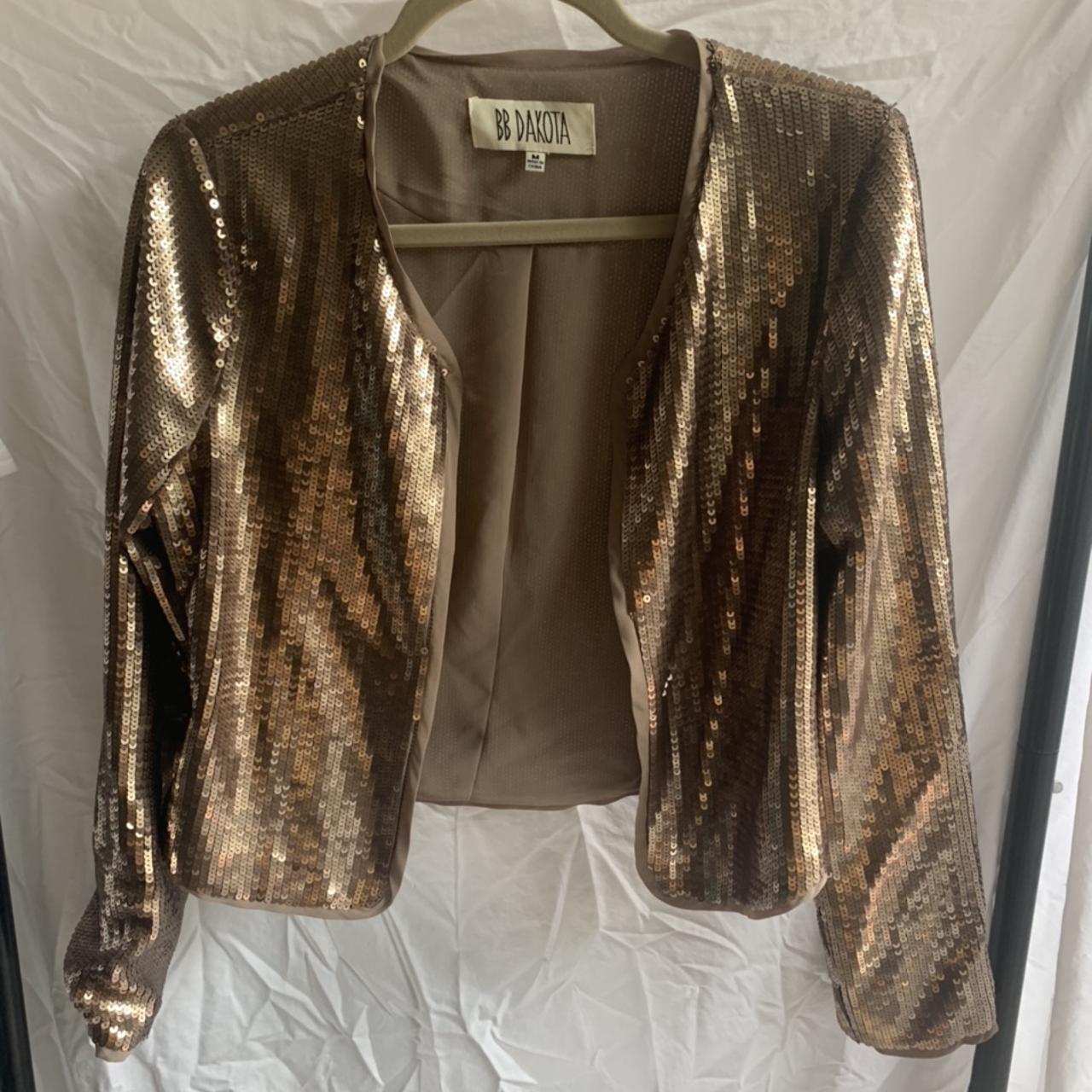BB Dakota sequin jacket. This jacket is the perfect... | Depop