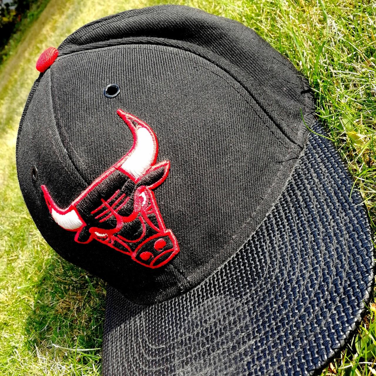 -- Chicago Bulls Red & Black Cap -- * worn twice *... - Depop