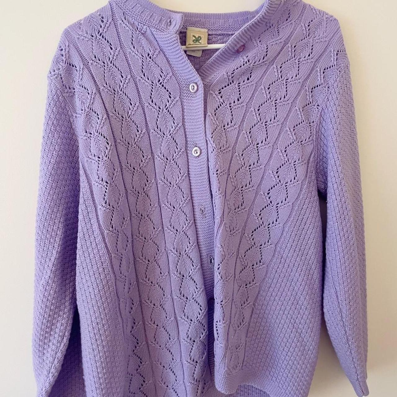 super cozy second hand cardigan🤍 AT UNIVERSITY RN... - Depop