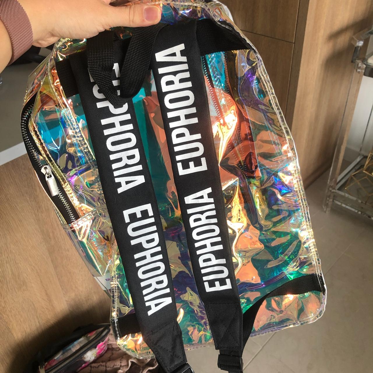Iridescent Euphoria HBO backpack | Depop