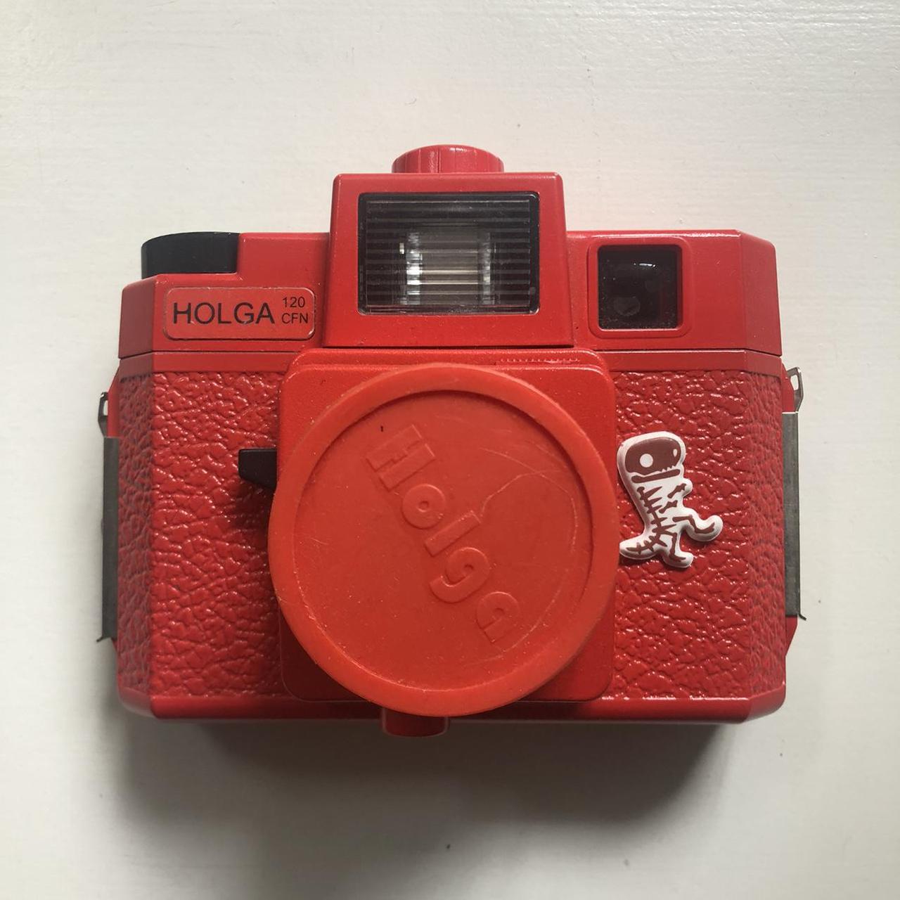Holga Lomography Red Film Camera. Good for fun and... - Depop